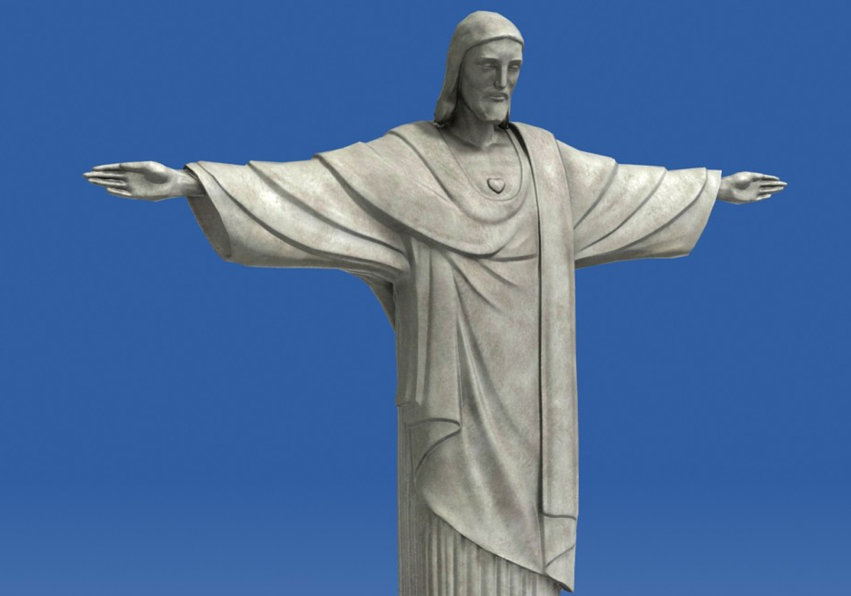 3D model Realistic Christ Redeemer Statue 3D VR / AR / low-poly | CGTrader