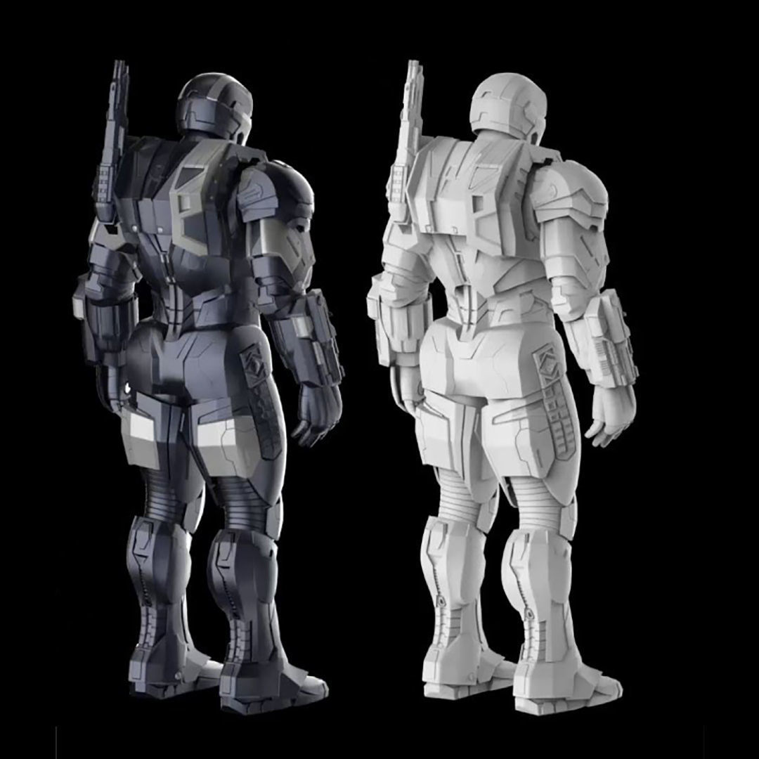 Iron Man War Machine Mark III Full Armor from Civil War 3D model 3D ...
