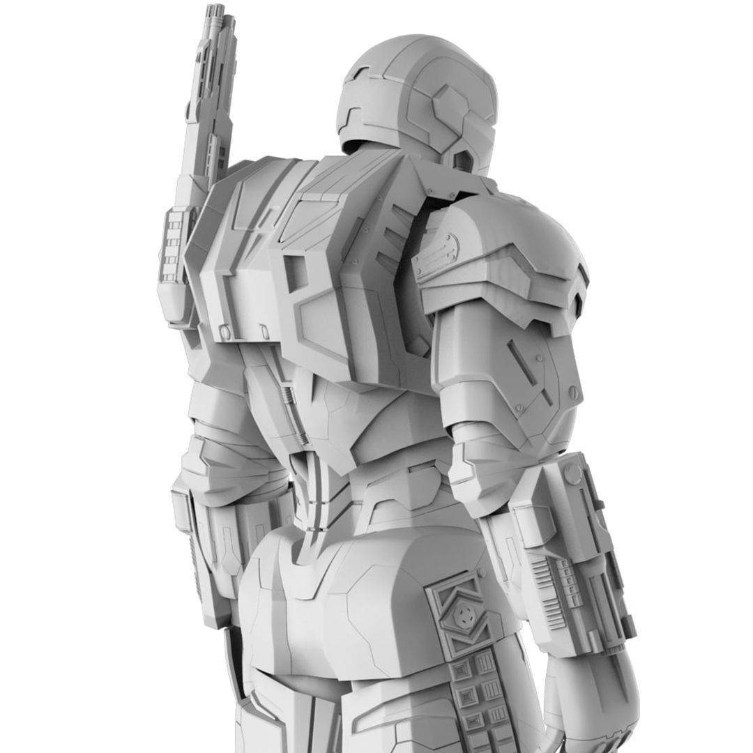 Iron Man War Machine Mark III Full Armor from Civil War 3D model 3D ...