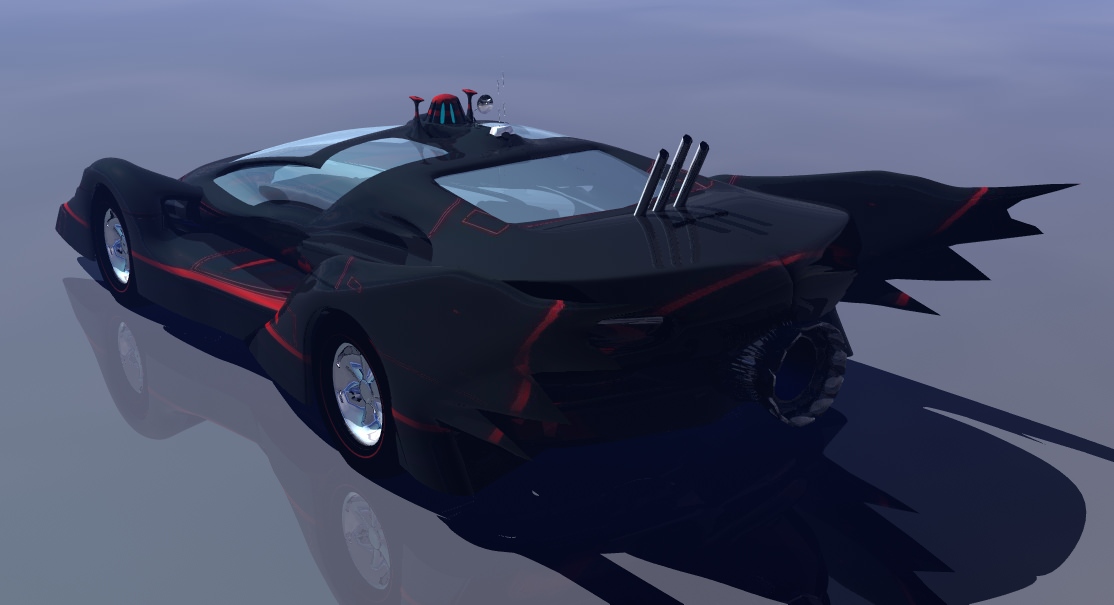 Batmobile Prototype 2014 3D model 3D printable | CGTrader