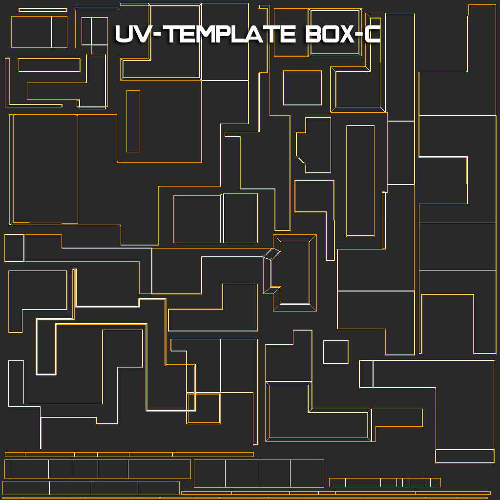 3D model Tech boxes-TB1 kit VR / AR / low-poly | CGTrader