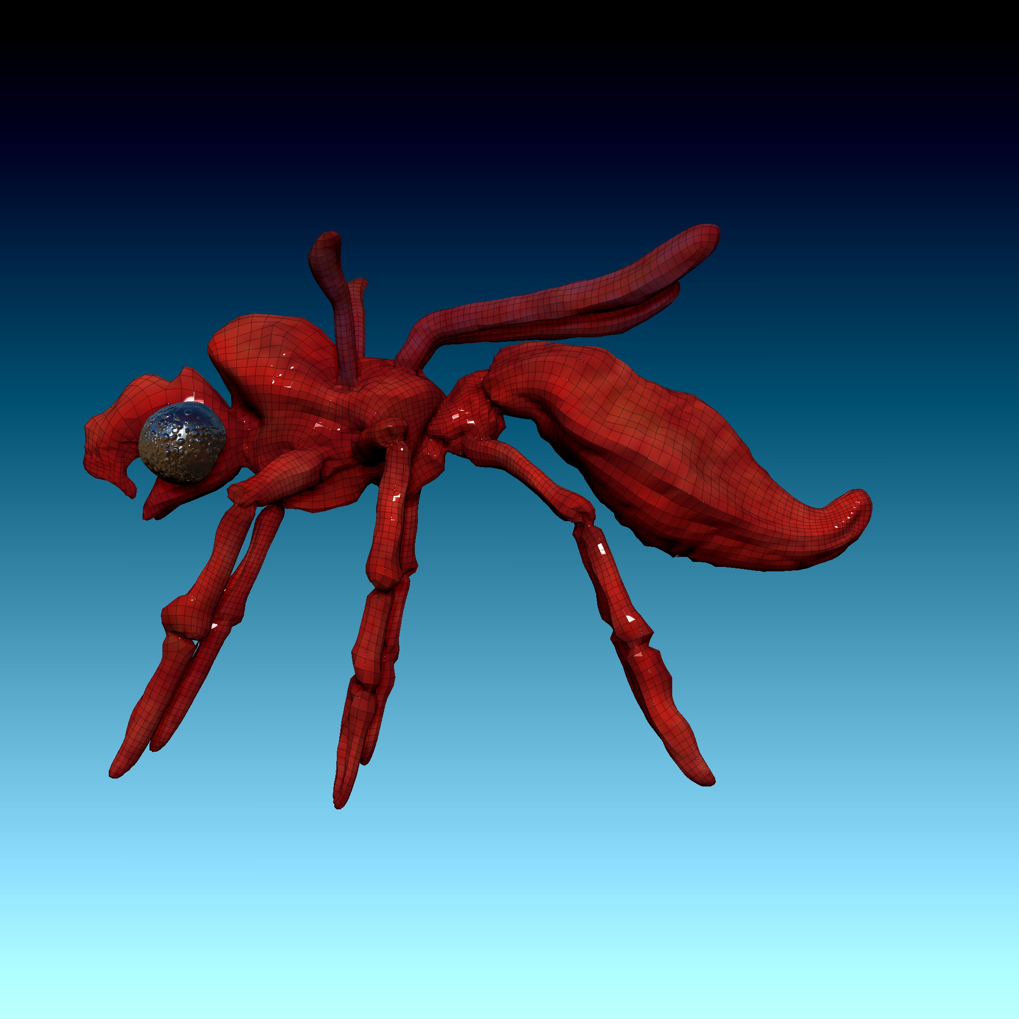 Crustacean Insektoid 3D model | CGTrader