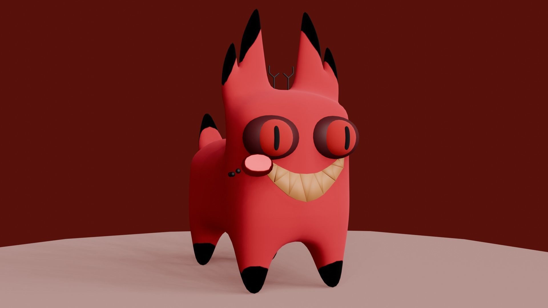 Alastor Cat Meme free VR / AR / low-poly 3D model | CGTrader