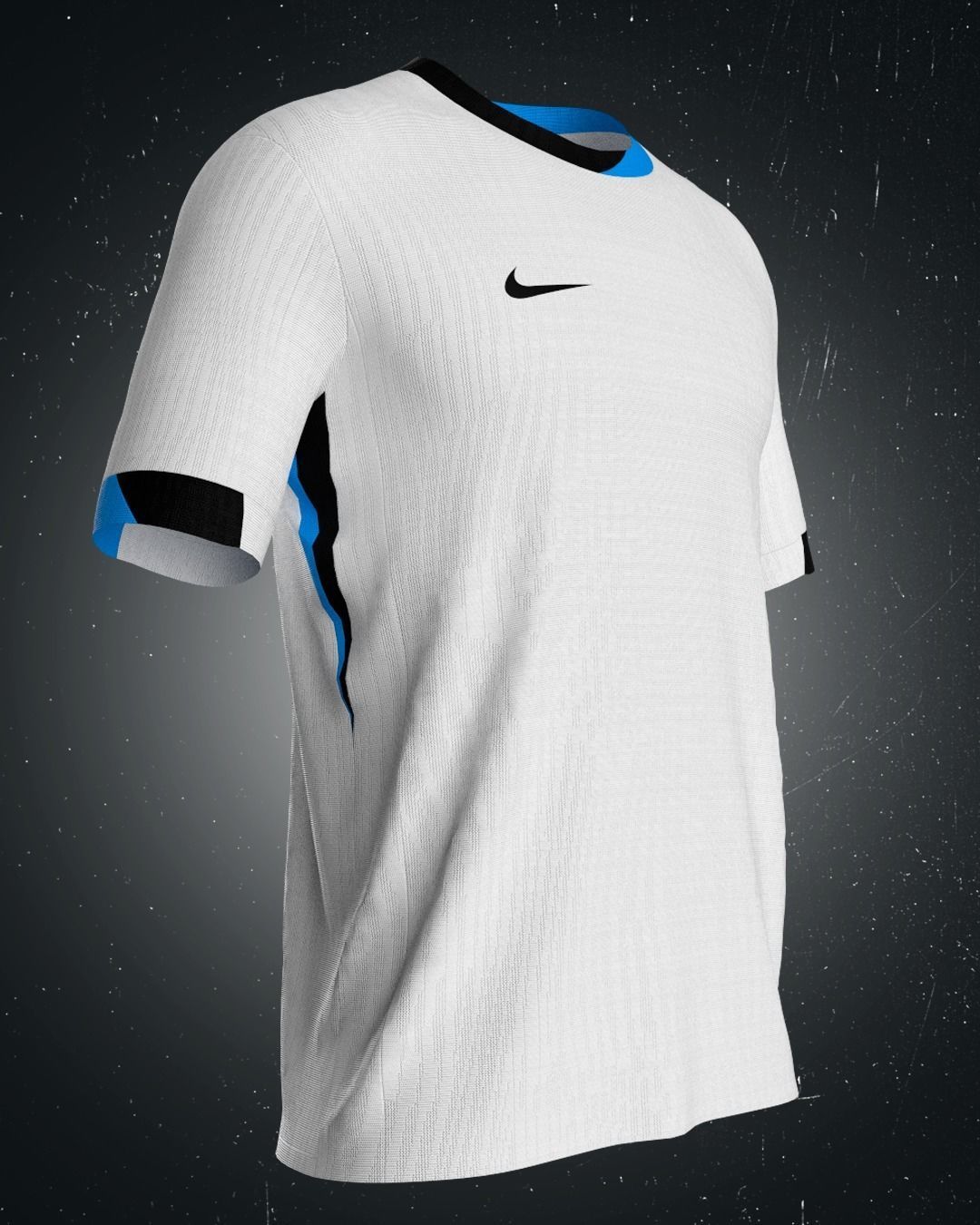 Nike 2024 Round Neck Football Shirt for CLO 3D model 3D model | CGTrader