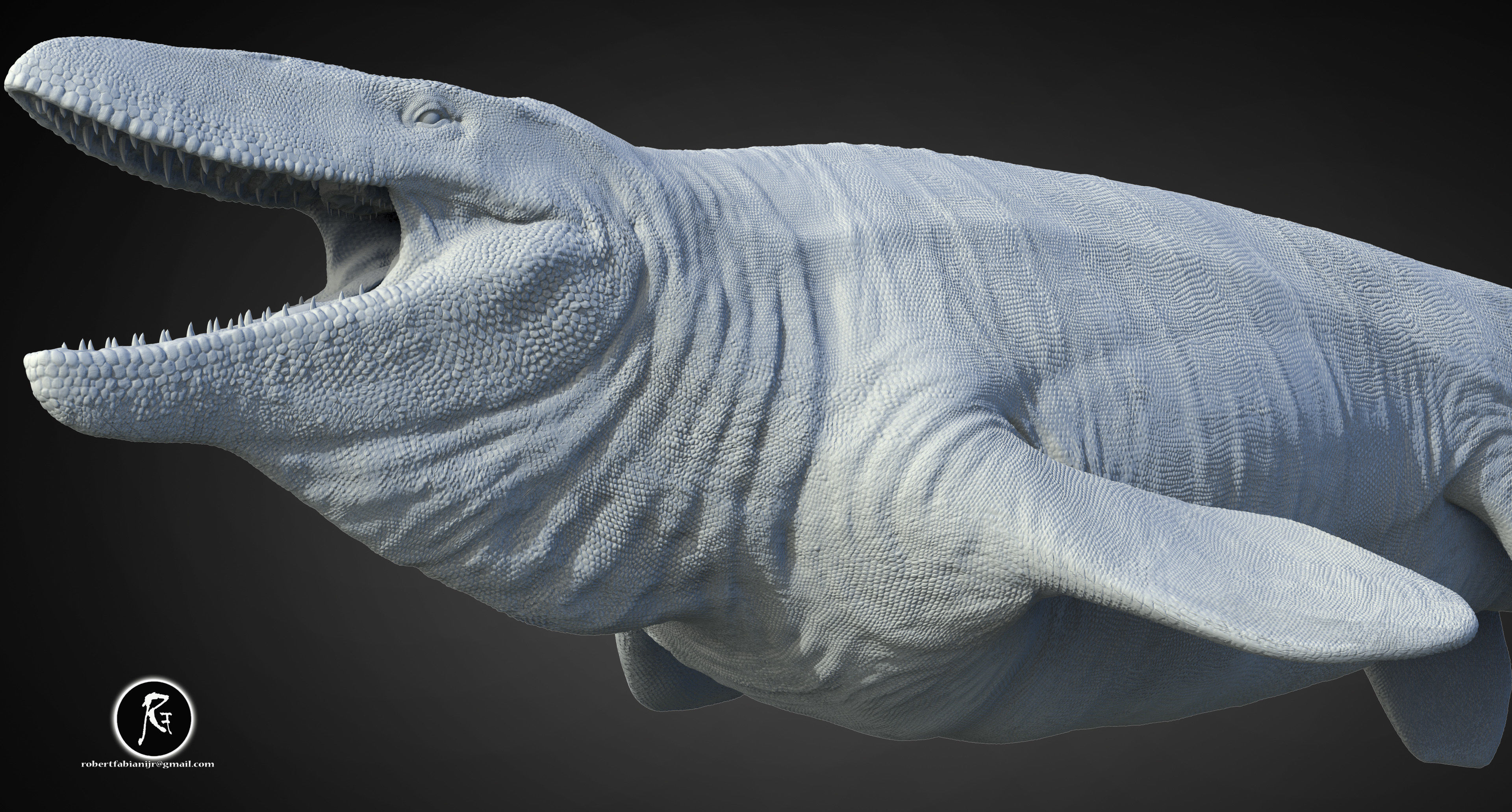 Tylosaurus 3D model 3D printable | CGTrader