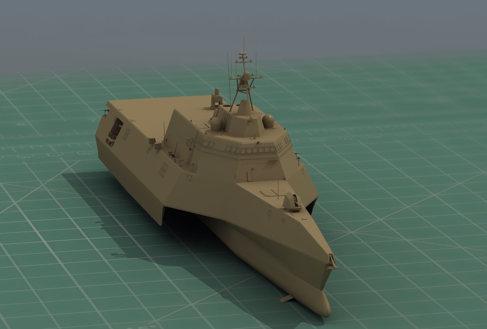 Littoral Combat Ship LCS-6 USS Jackson 3D Print 3D model 3D printable ...