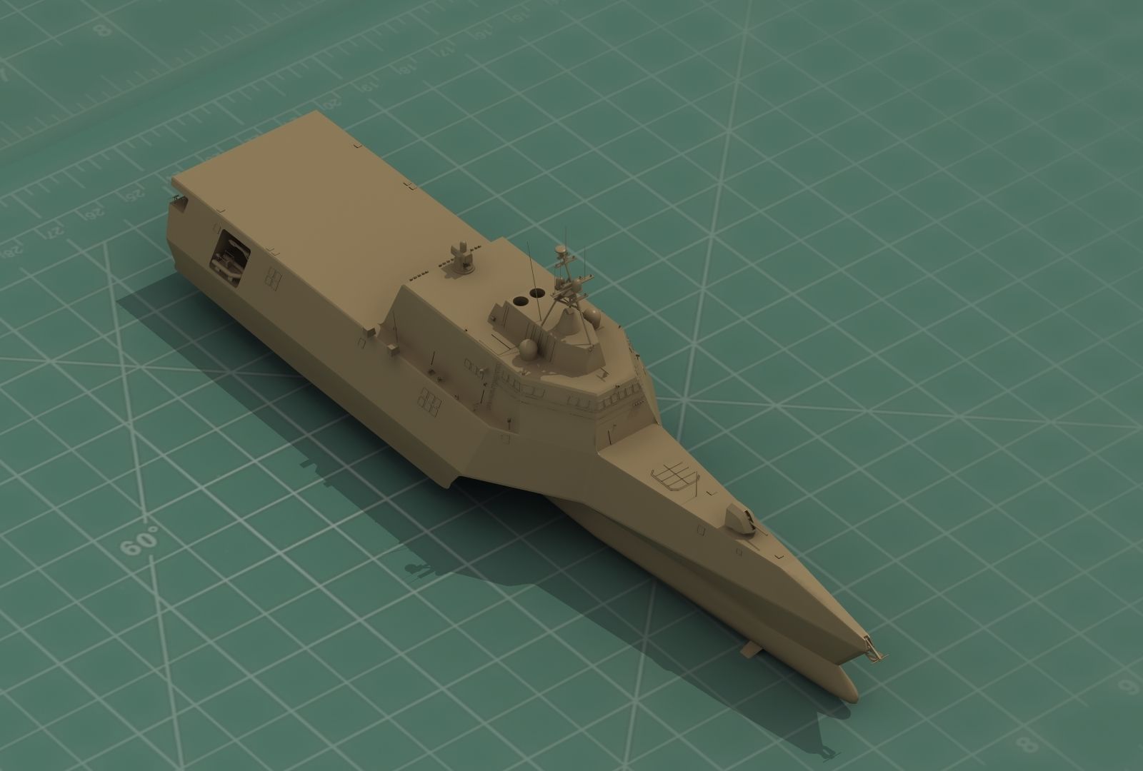 Littoral Combat Ship LCS-6 USS Jackson 3D Print 3D model 3D printable ...
