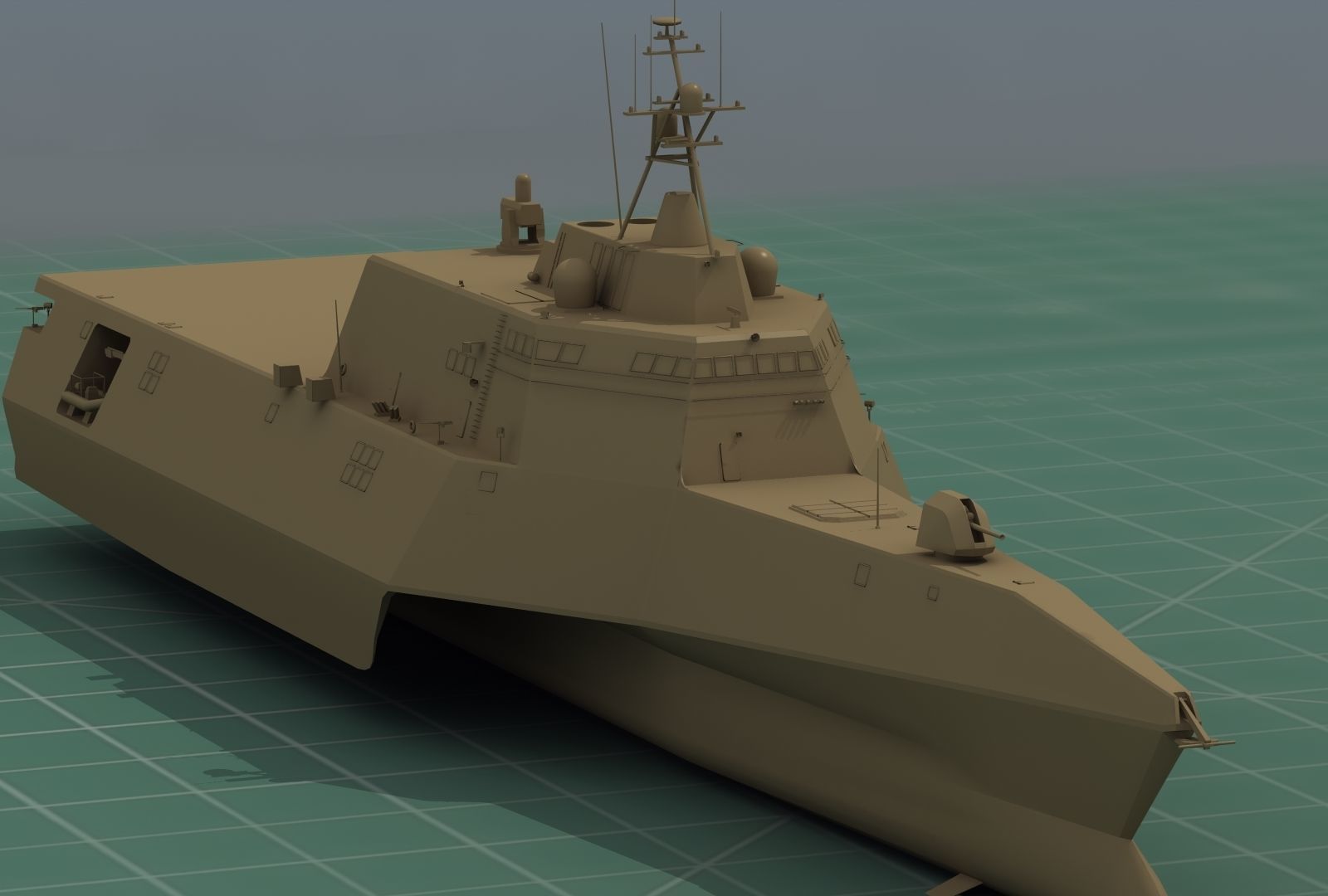 Littoral Combat Ship LCS-6 USS Jackson 3D Print 3D model 3D printable ...