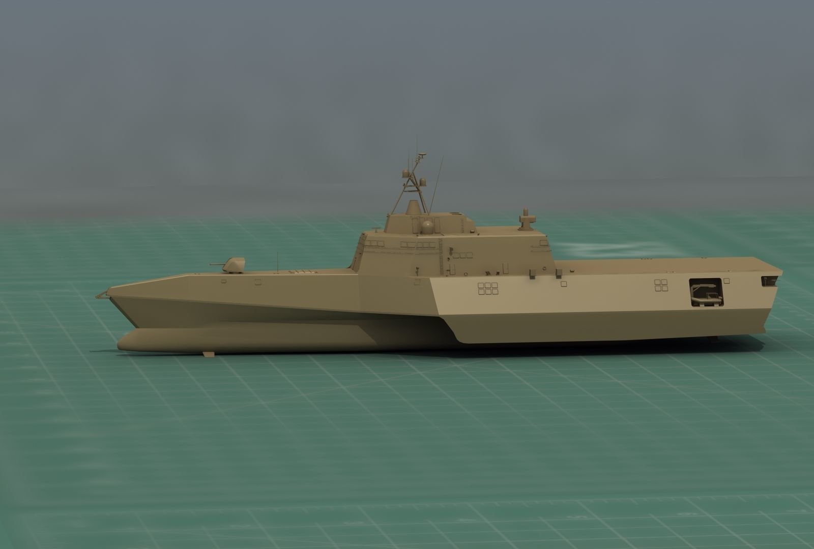Littoral Combat Ship LCS-6 USS Jackson 3D Print 3D model 3D printable ...