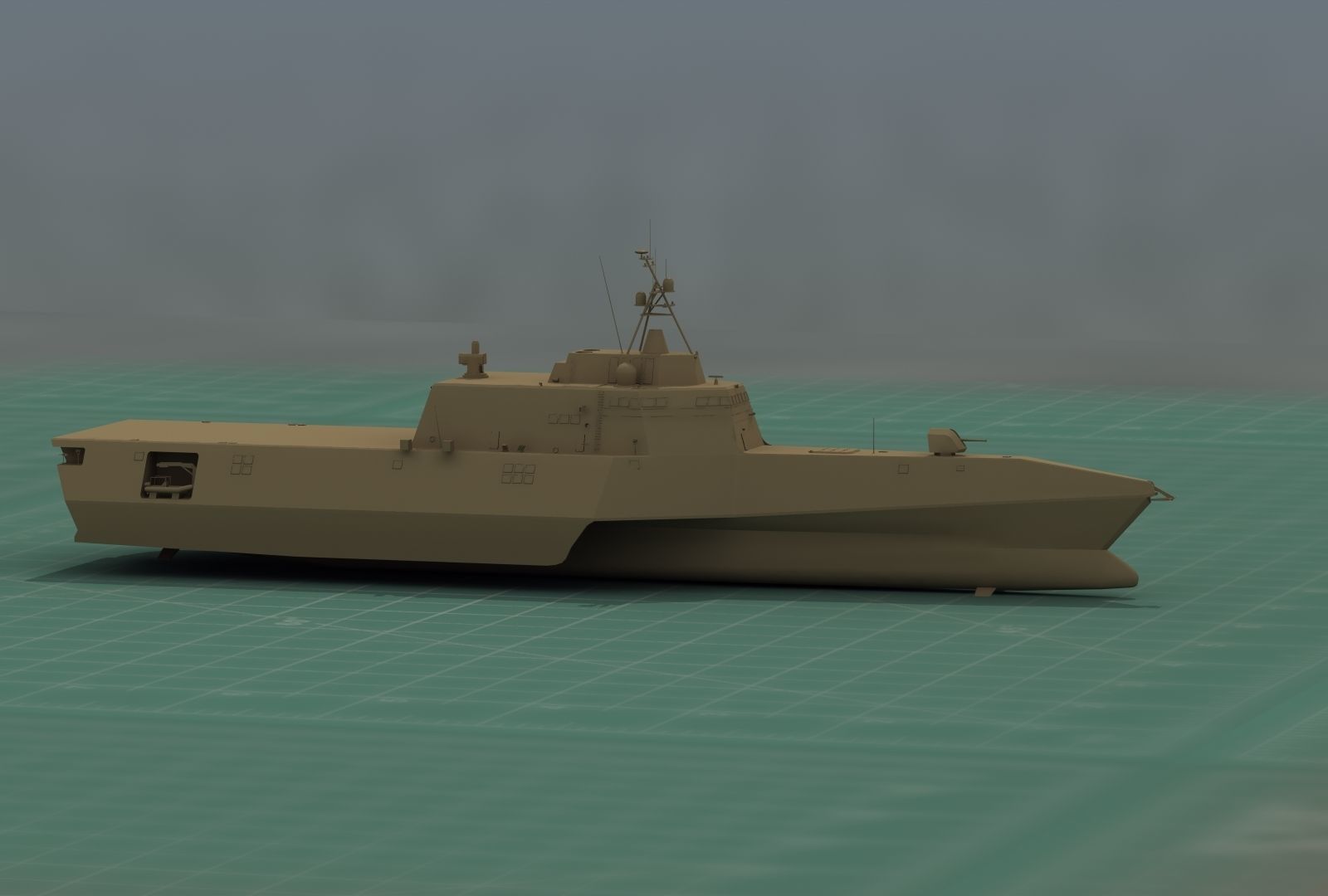 Littoral Combat Ship LCS-6 USS Jackson 3D Print 3D model 3D printable ...