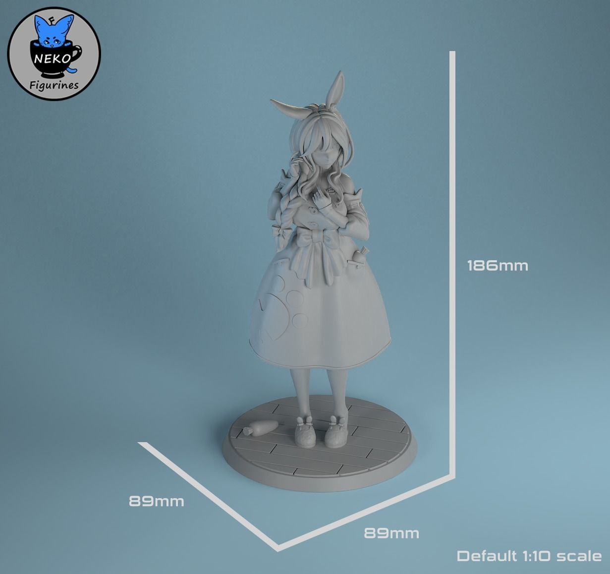 Pekomama - Hololive Vtuber Figure for 3D printing 3D model 3D printable ...