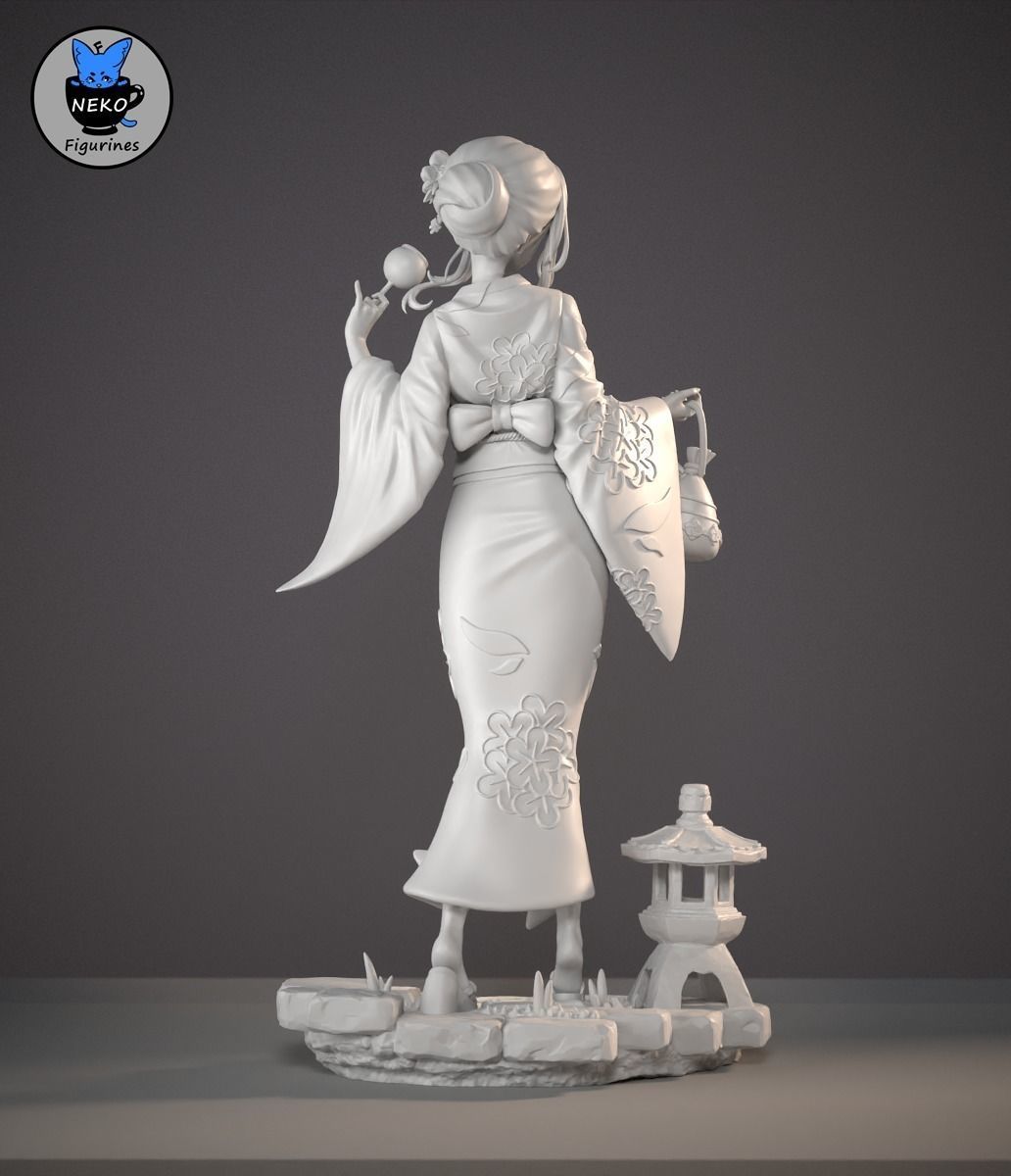 Marin Kitagawa Yukata - Dress Up Darling Figure for 3D Printing 3D ...
