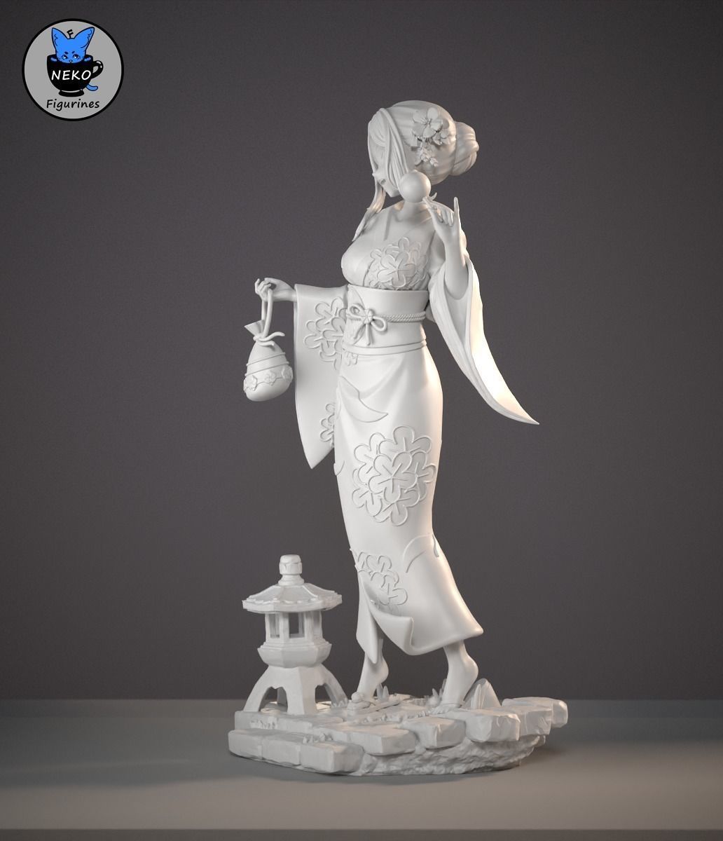 Marin Kitagawa Yukata - Dress Up Darling Figure for 3D Printing 3D ...