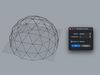 Geodesic Dome Rhino3D Parametric Python Script for Architects 3D model | CGTrader