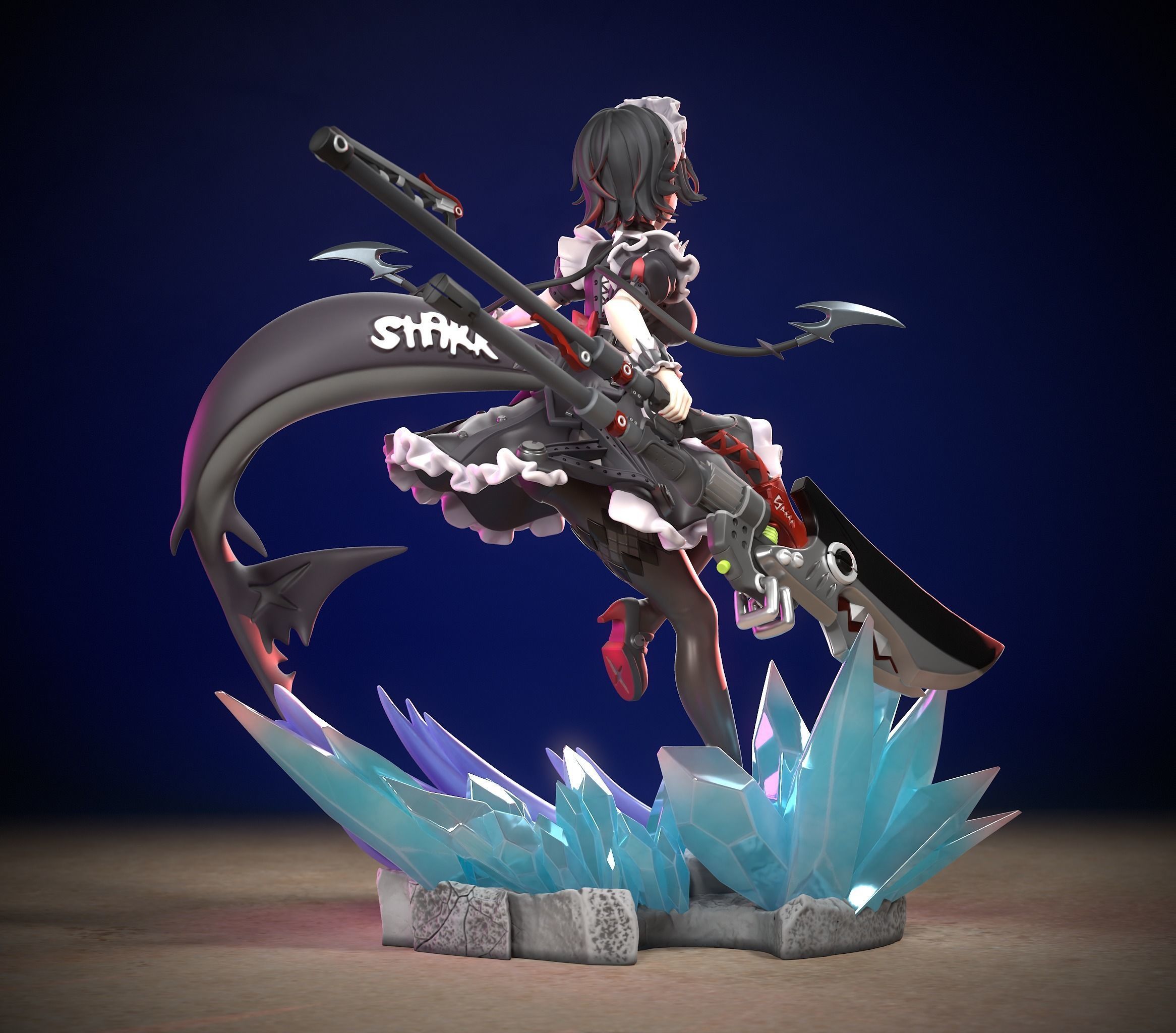 Ellen Joe - Zenless Zone Zero Game Figure for 3D Printing 3D model 3D ...