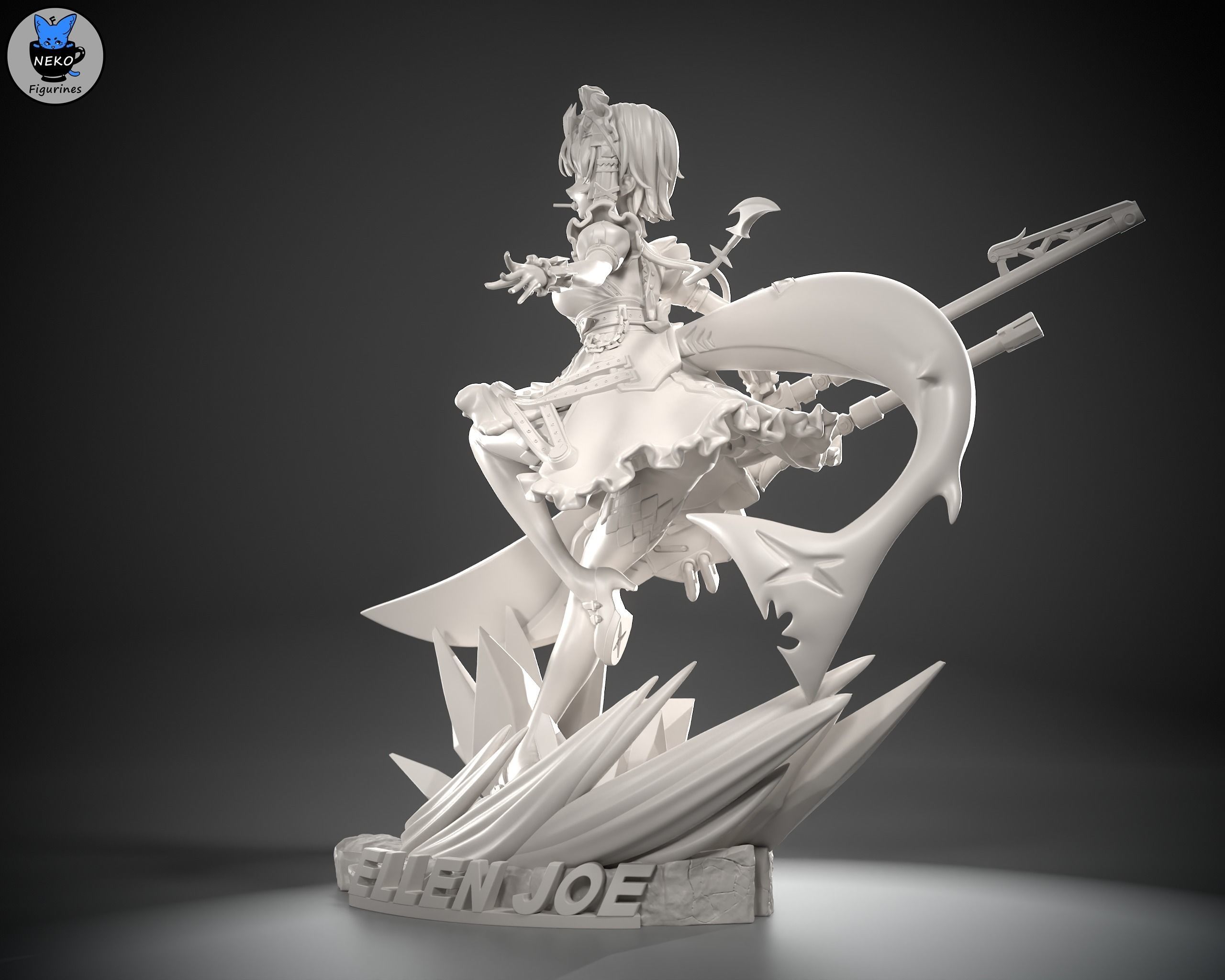 Ellen Joe - Zenless Zone Zero Game Figure for 3D Printing 3D model 3D ...