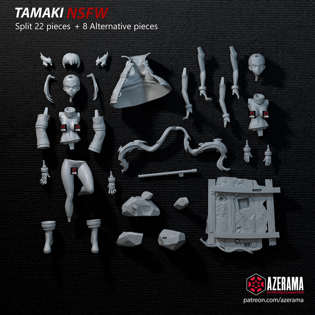 Tamaki NSFW STL Ready for 3D Printing 3D model 3D printable | CGTrader