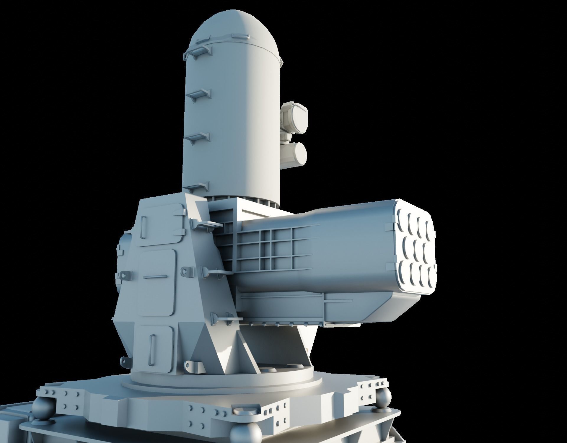 SeaRam Ship Defense System free VR / AR / low-poly 3D model | CGTrader