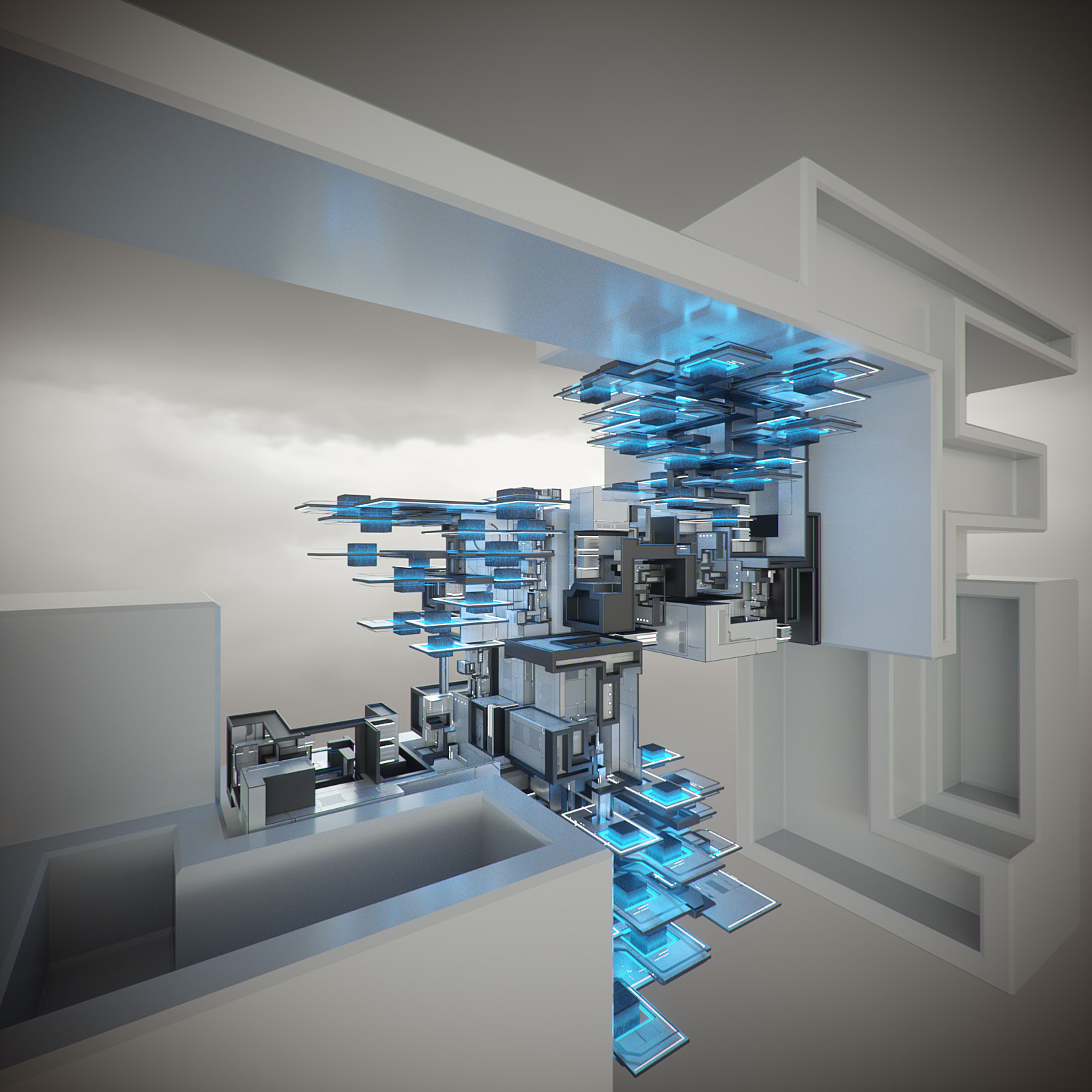 Tech art-TF-TB2 kit 3D model animated | CGTrader