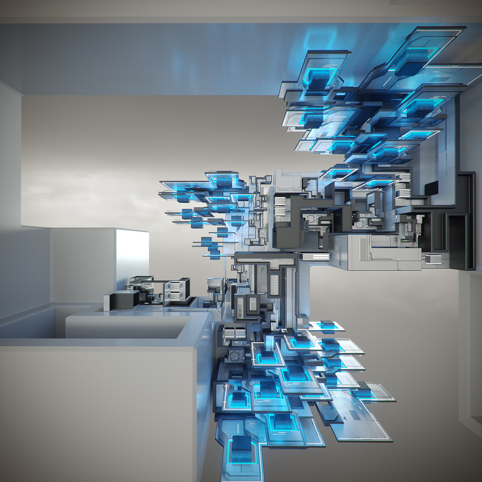 Tech art-TF-TB2 kit 3D model animated | CGTrader