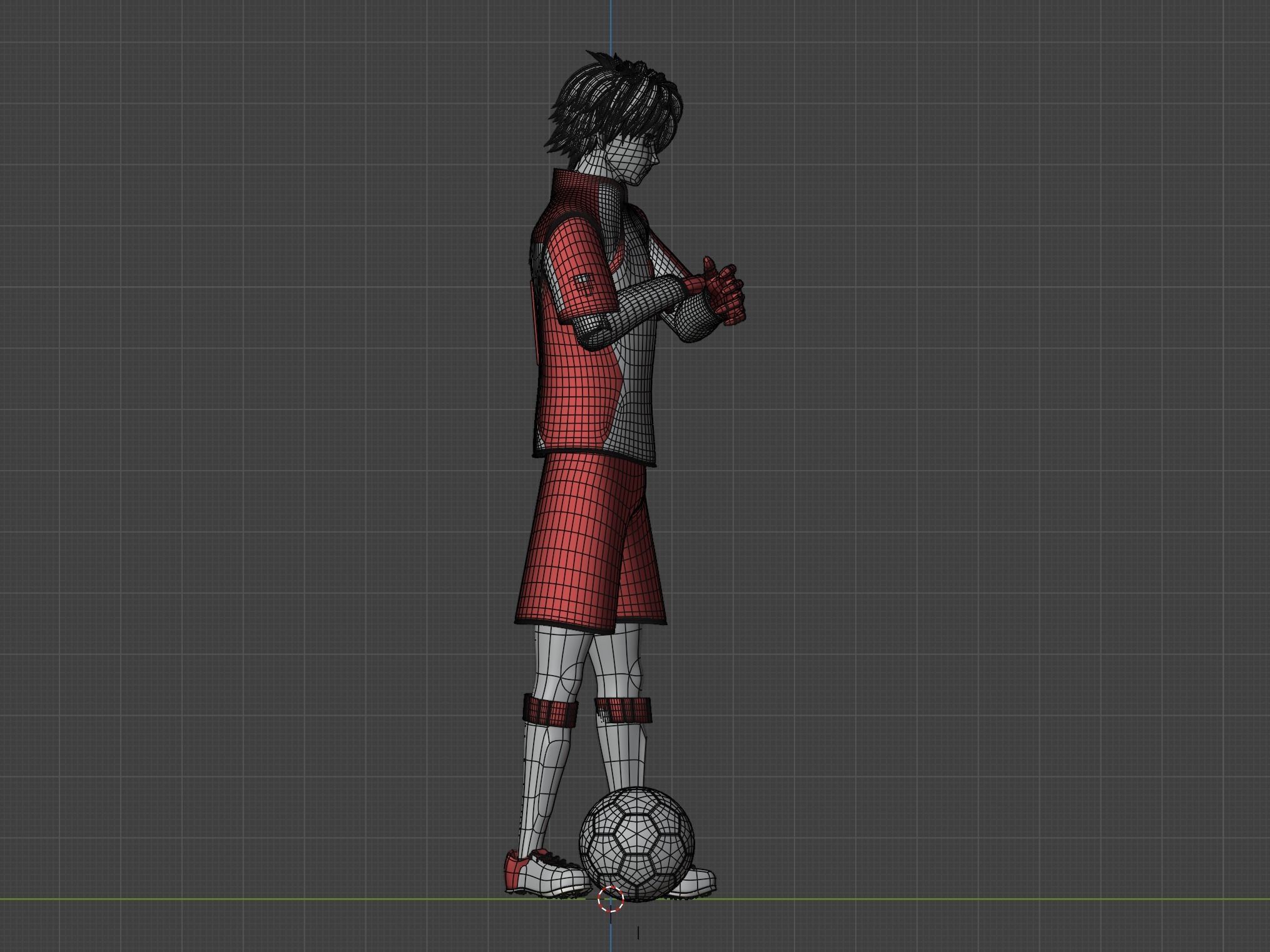 Seishiro Nagi - Blue Lock 3D model rigged | CGTrader