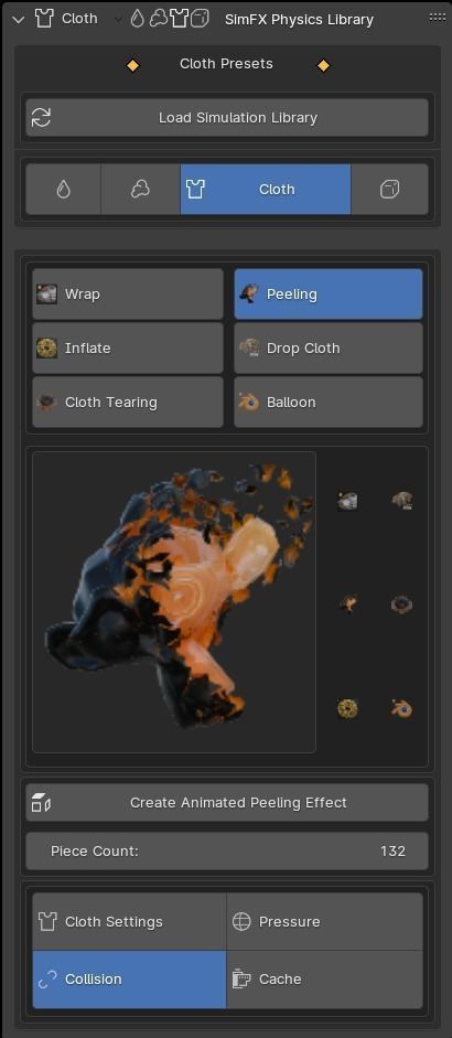 Sim FX Simulation Toolkit and Presets - Blender Addon 3D model | CGTrader