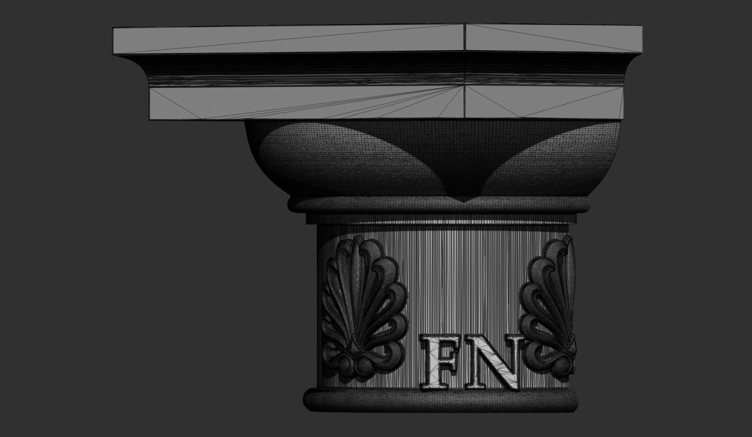 Classical columns free sample free 3D model | CGTrader