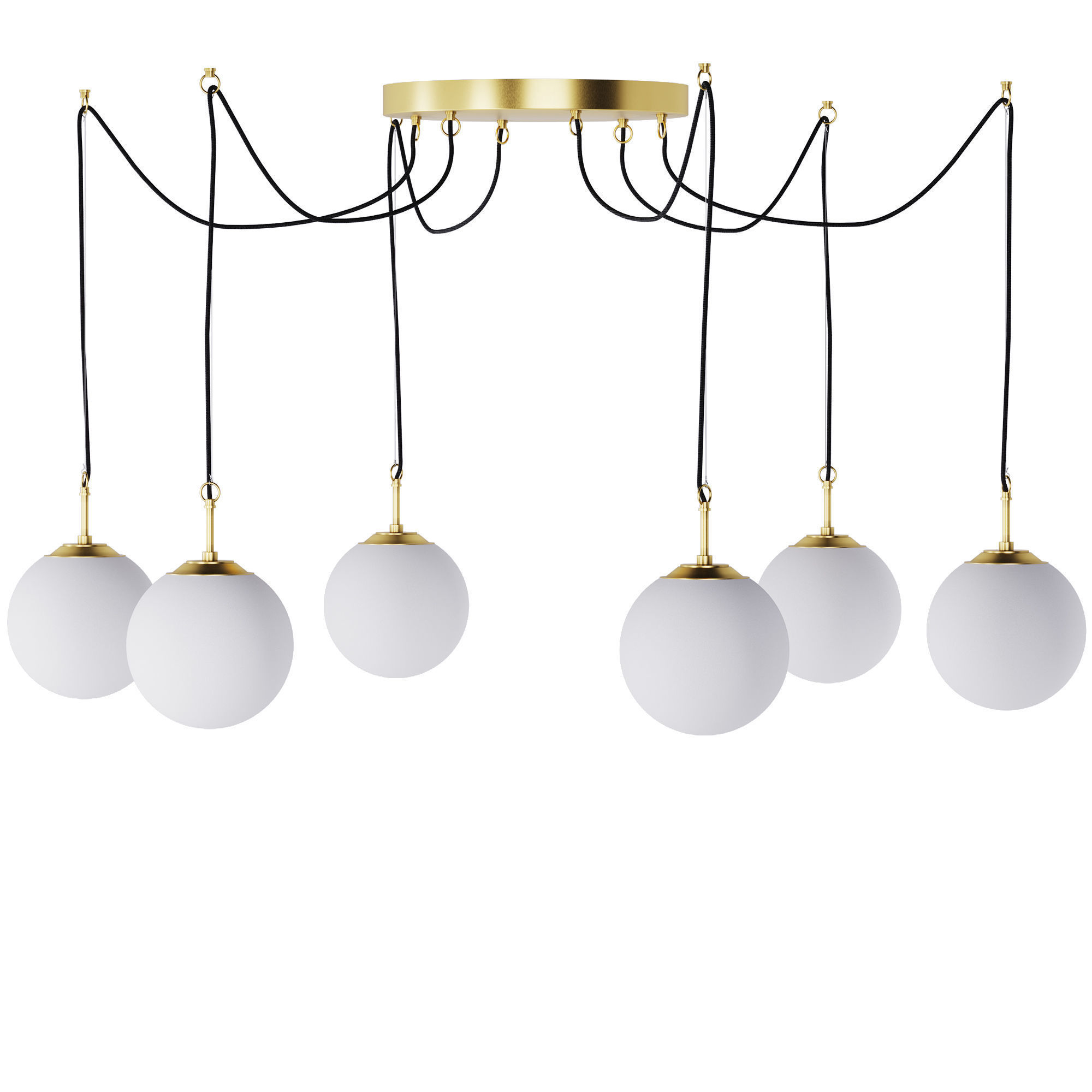 Chandelier FJ6 SKU 6523 free 3D model | CGTrader