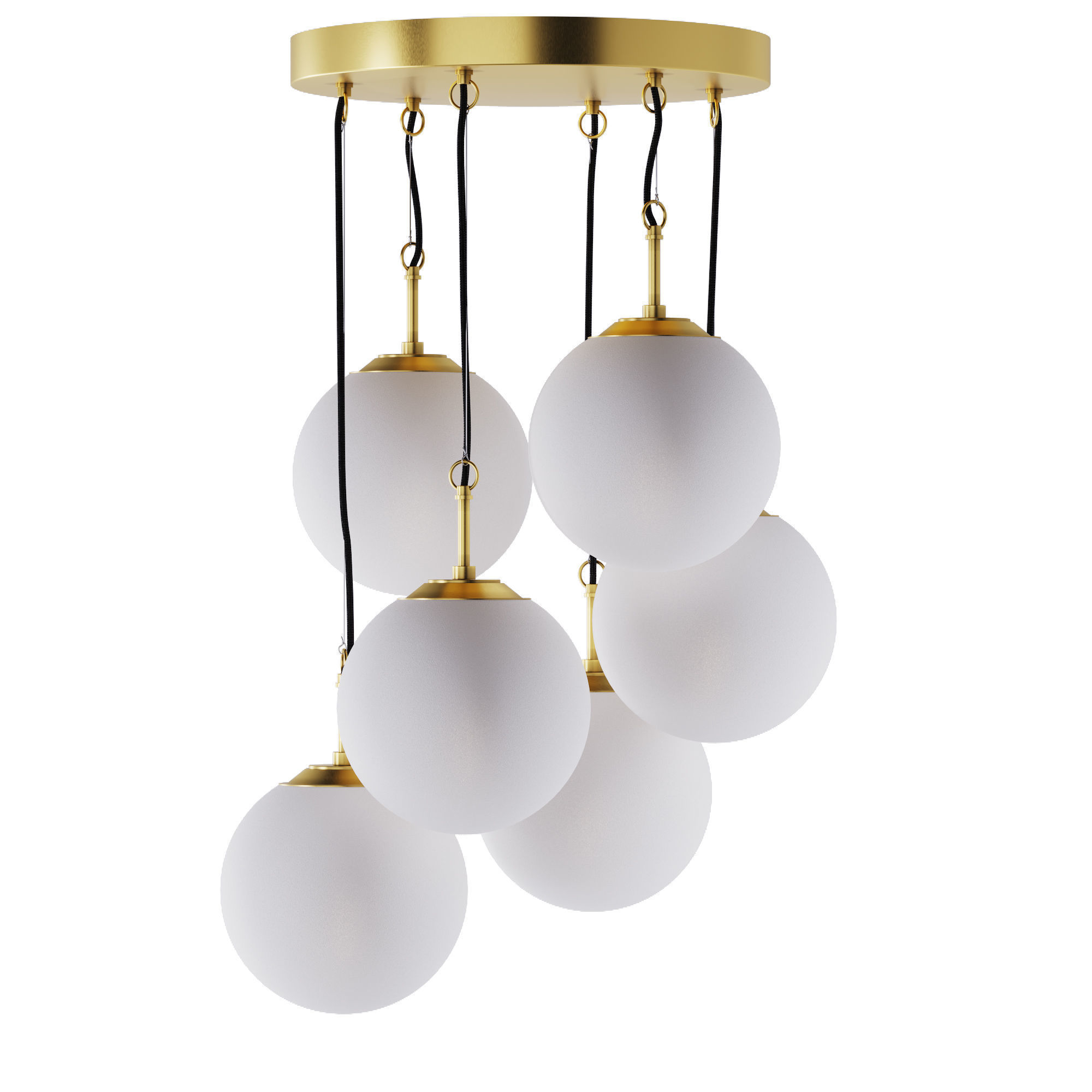 Chandelier FJ6 SKU 6523 free 3D model | CGTrader