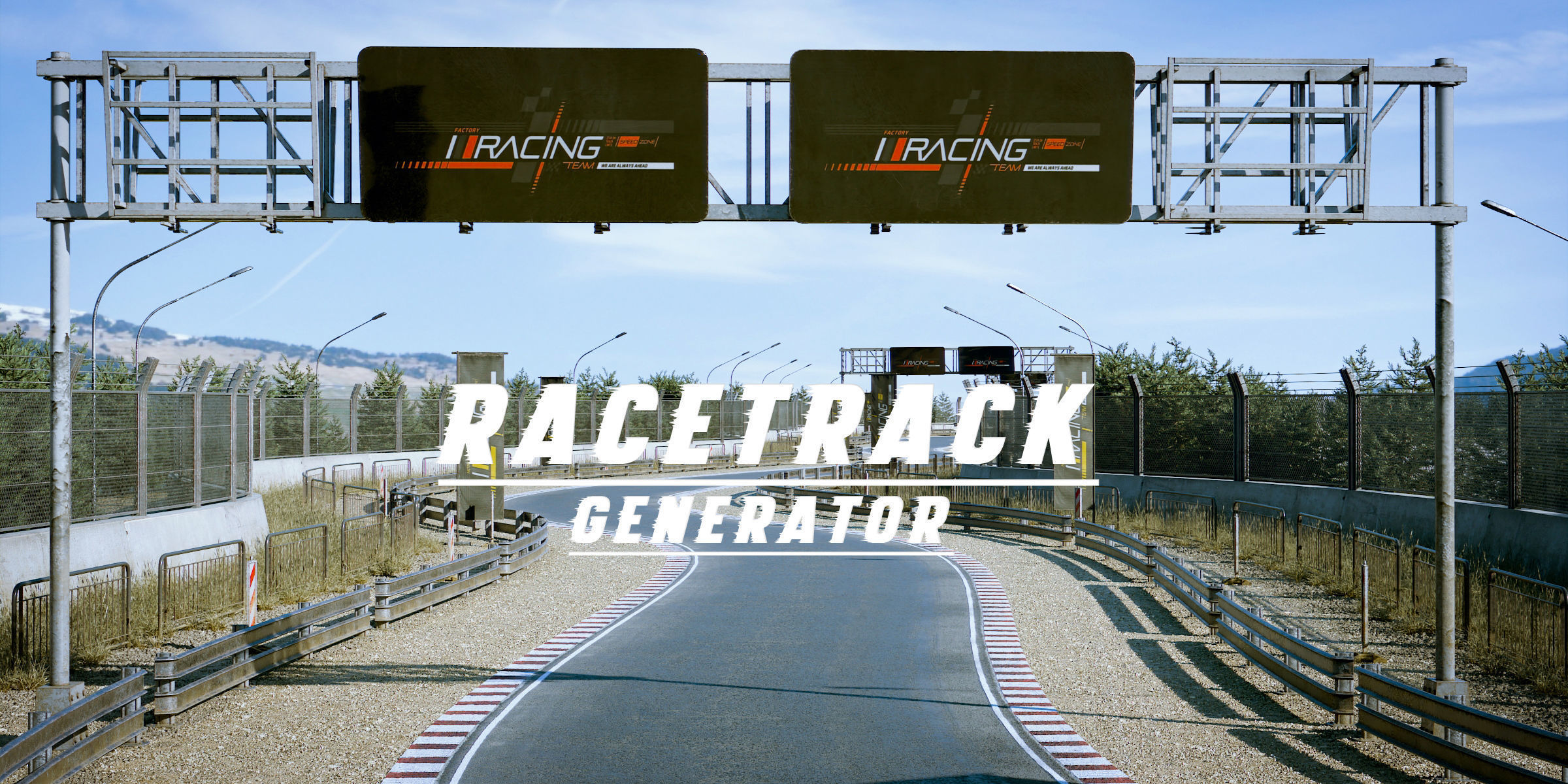 3D model Race track Generator VR / AR / low-poly | CGTrader