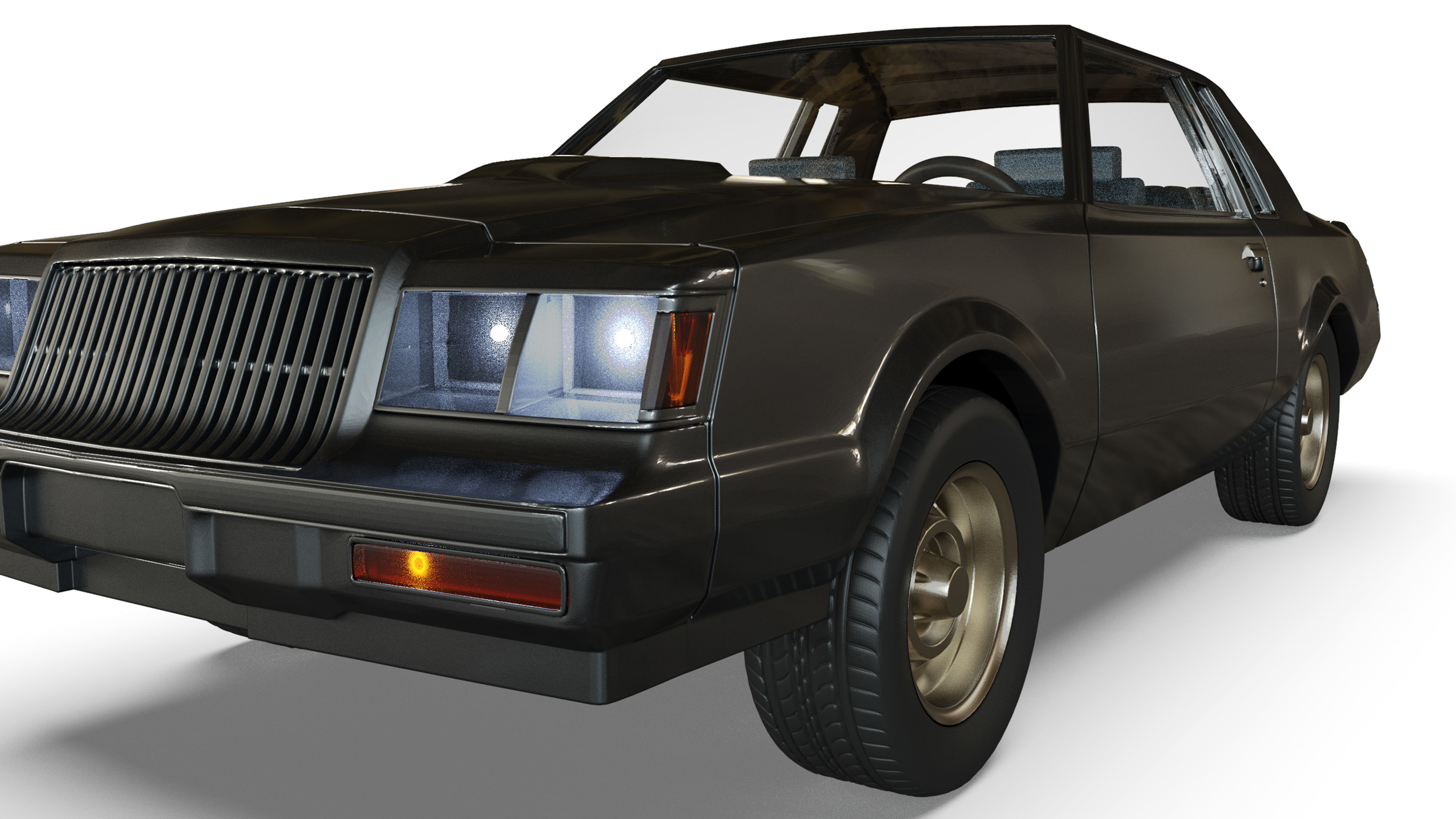 87 Regal Grand National muscle car 3d printer stl files 3D model 3D ...