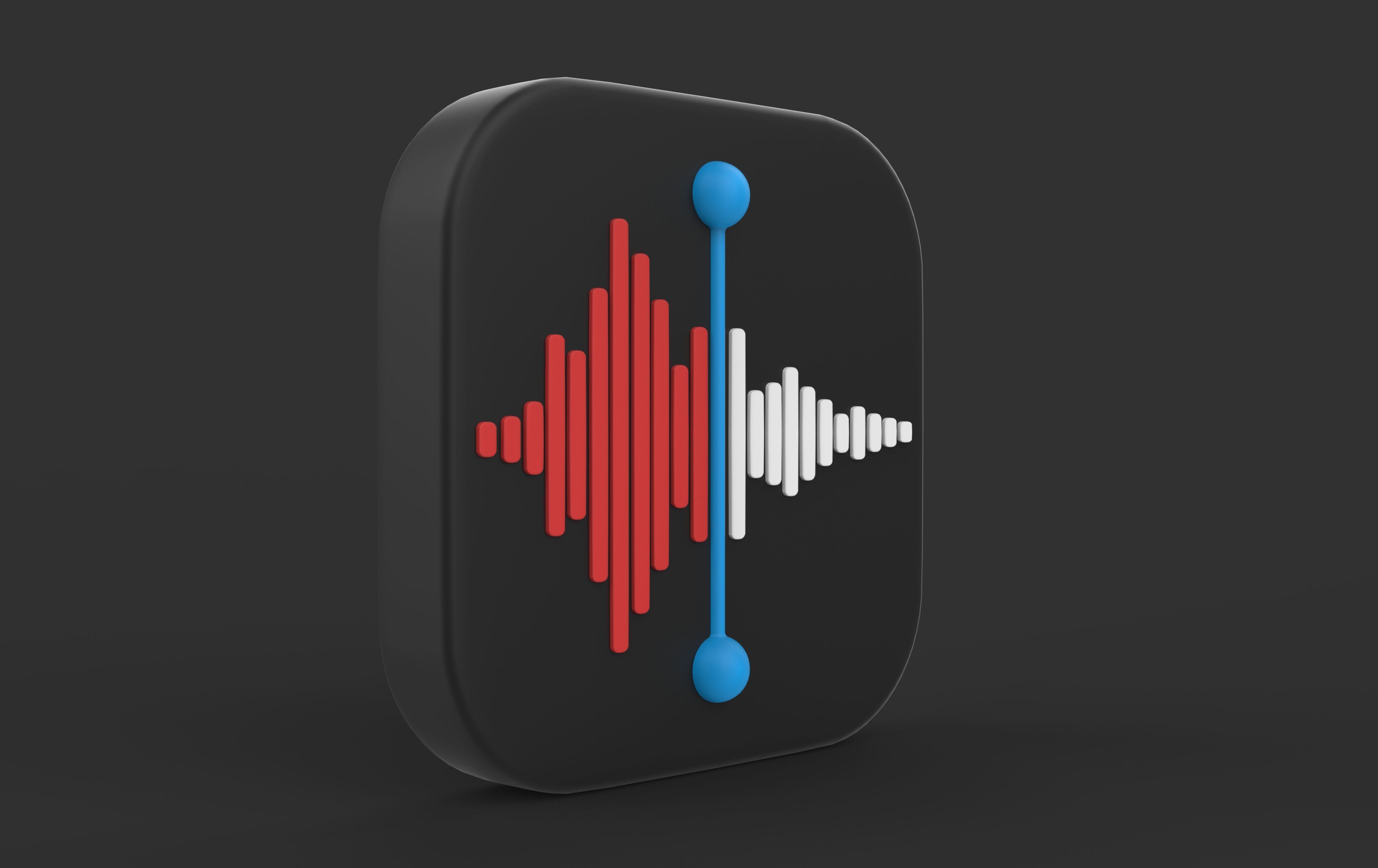 Sound wave icon 3D model animated | CGTrader