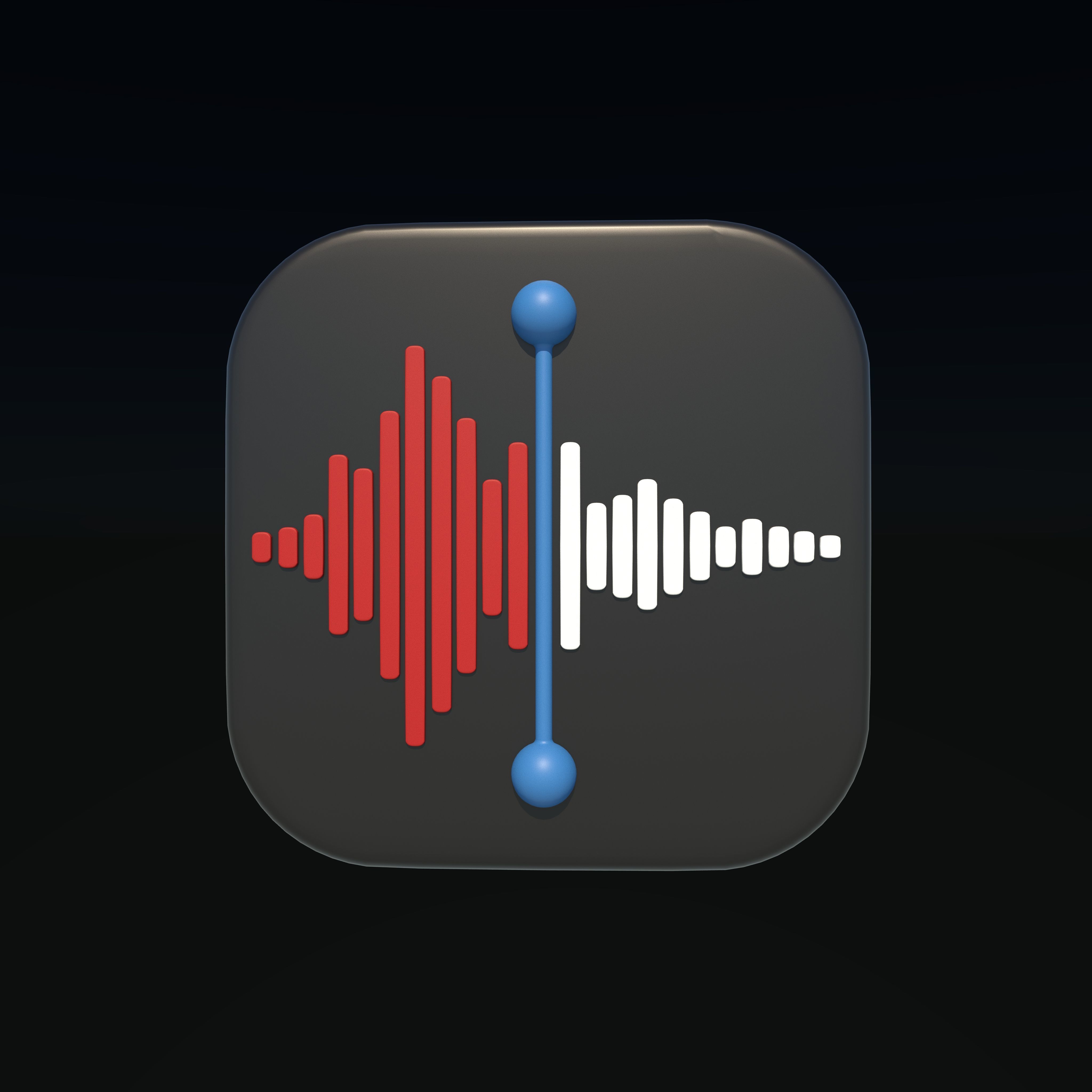 Sound wave icon 3D model animated | CGTrader