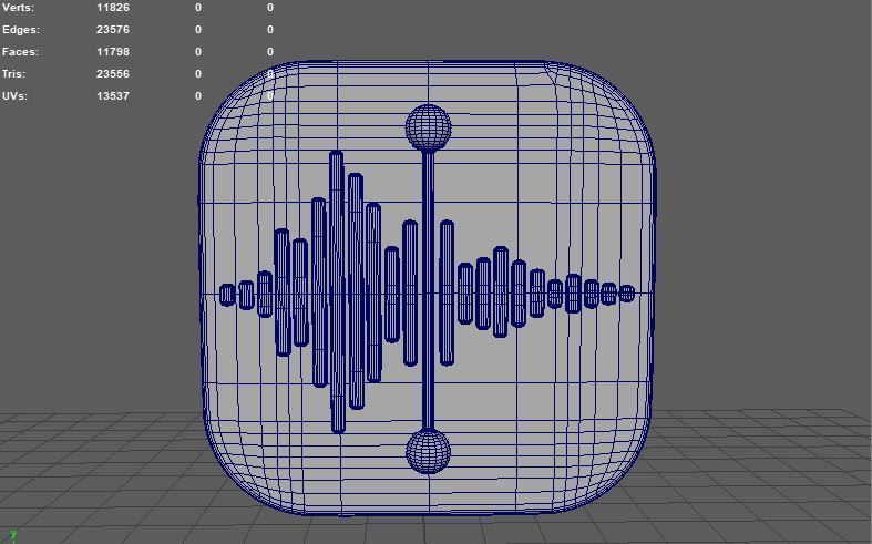 Sound wave icon 3D model animated | CGTrader