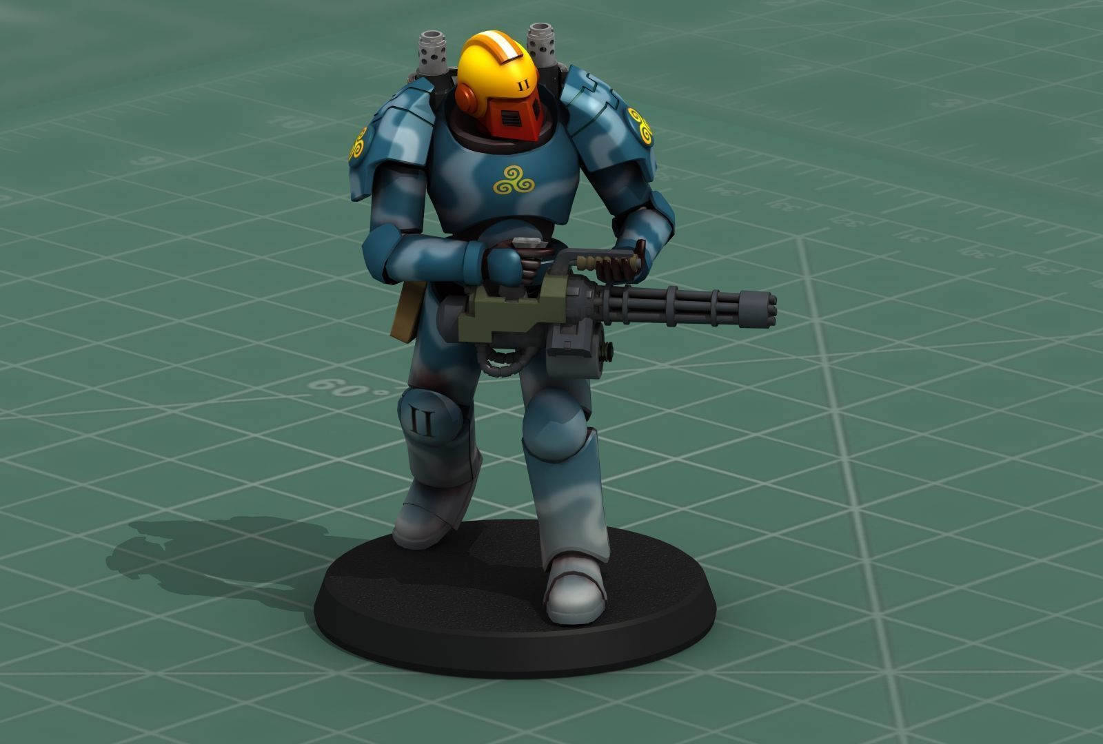 Space Crusader Monks 3D Model Kit 3D model 3D printable | CGTrader