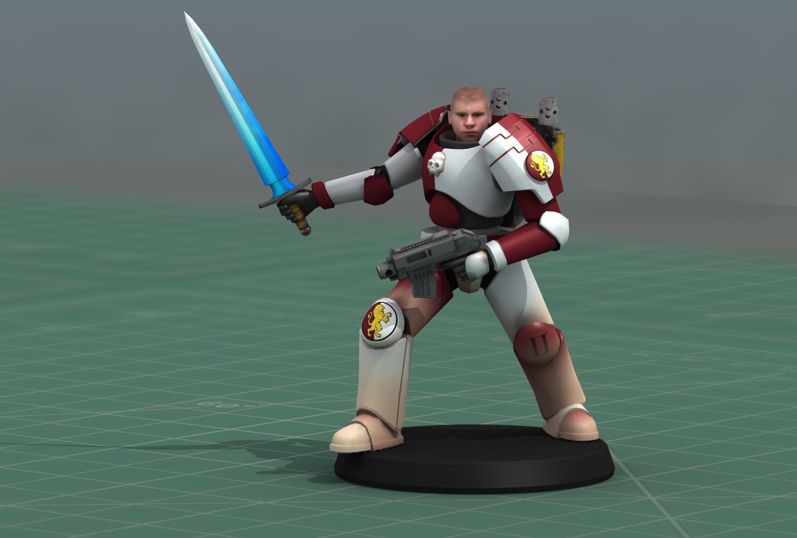 Space Crusader Monks 3D Model Kit 3D model 3D printable | CGTrader