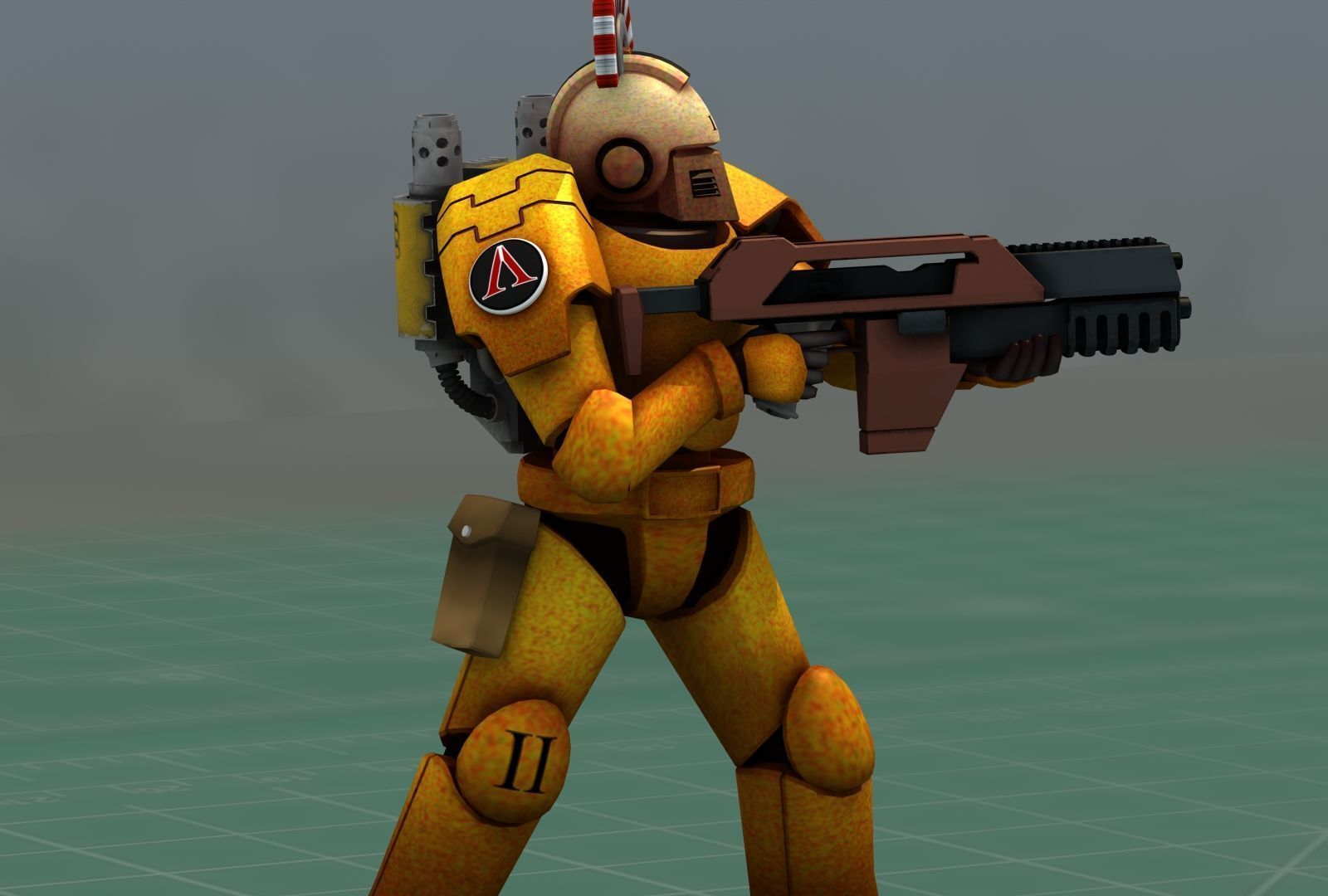 Space Crusader Monks 3D Model Kit 3D model 3D printable | CGTrader