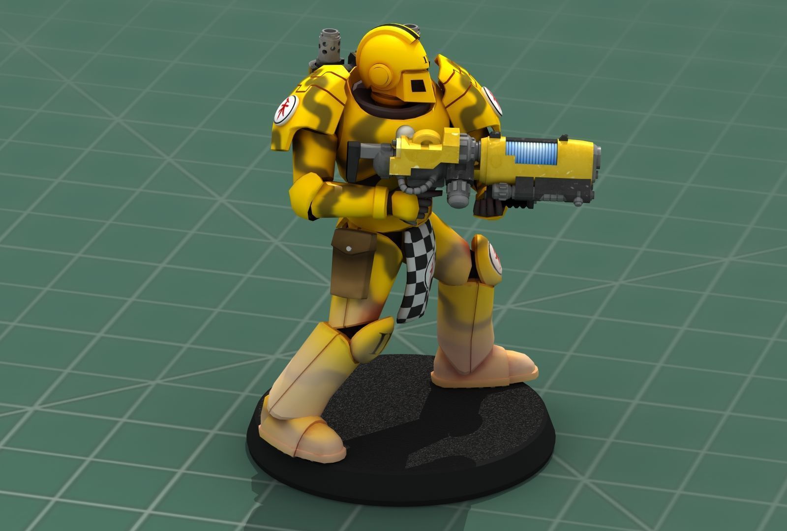 Space Crusader Monks 3D Model Kit 3D model 3D printable | CGTrader