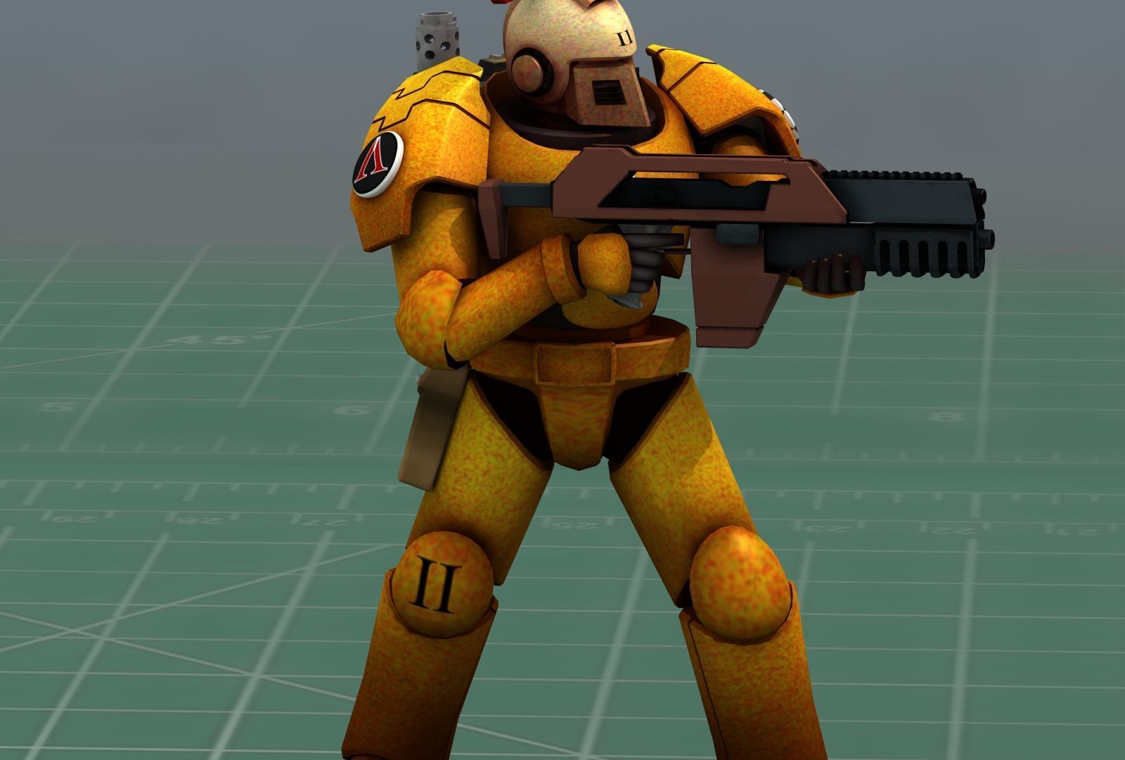 Space Crusader Monks 3D Model Kit 3D model 3D printable | CGTrader