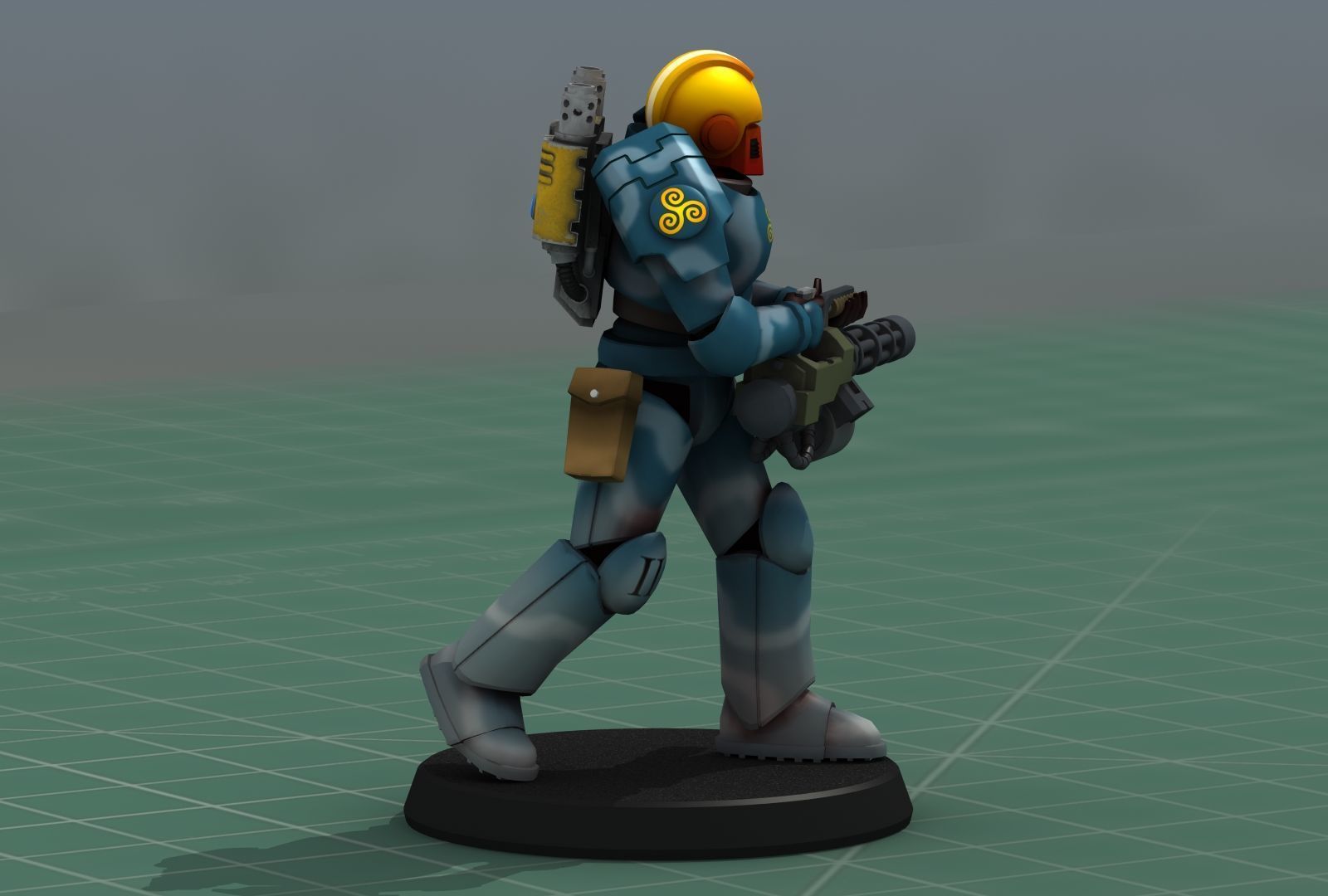 Space Crusader Monks 3D Model Kit 3D model 3D printable | CGTrader