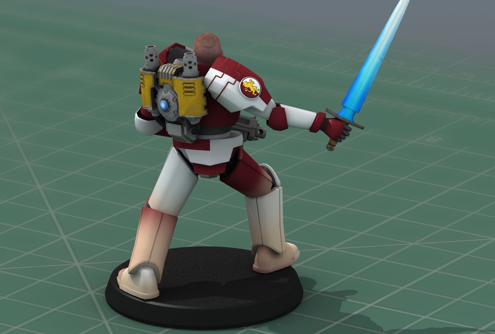 Space Crusader Monks 3D Model Kit 3D model 3D printable | CGTrader