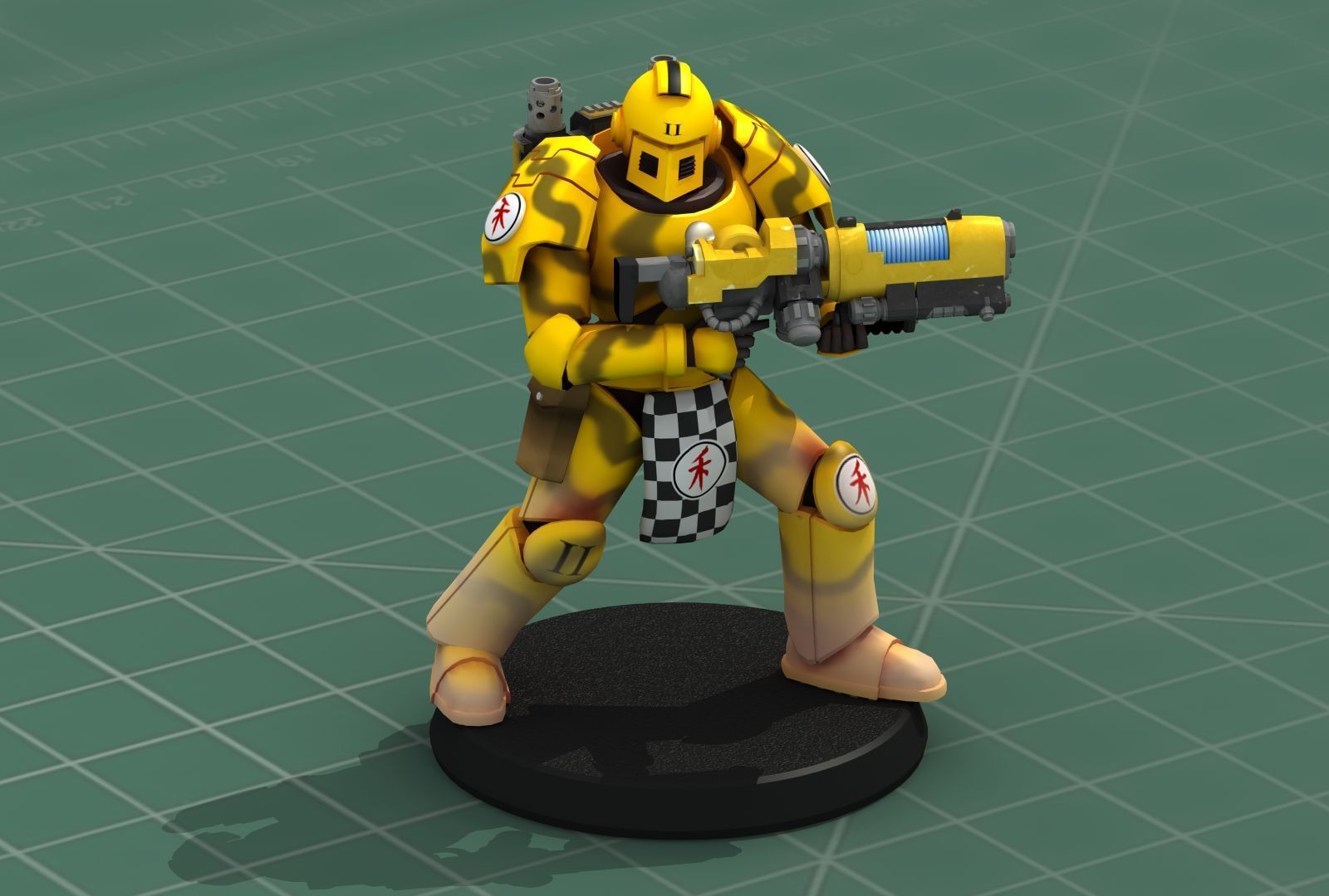 Space Crusader Monks 3D Model Kit 3D model 3D printable | CGTrader