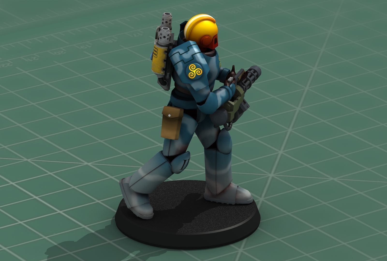 Space Crusader Monks 3D Model Kit 3D model 3D printable | CGTrader