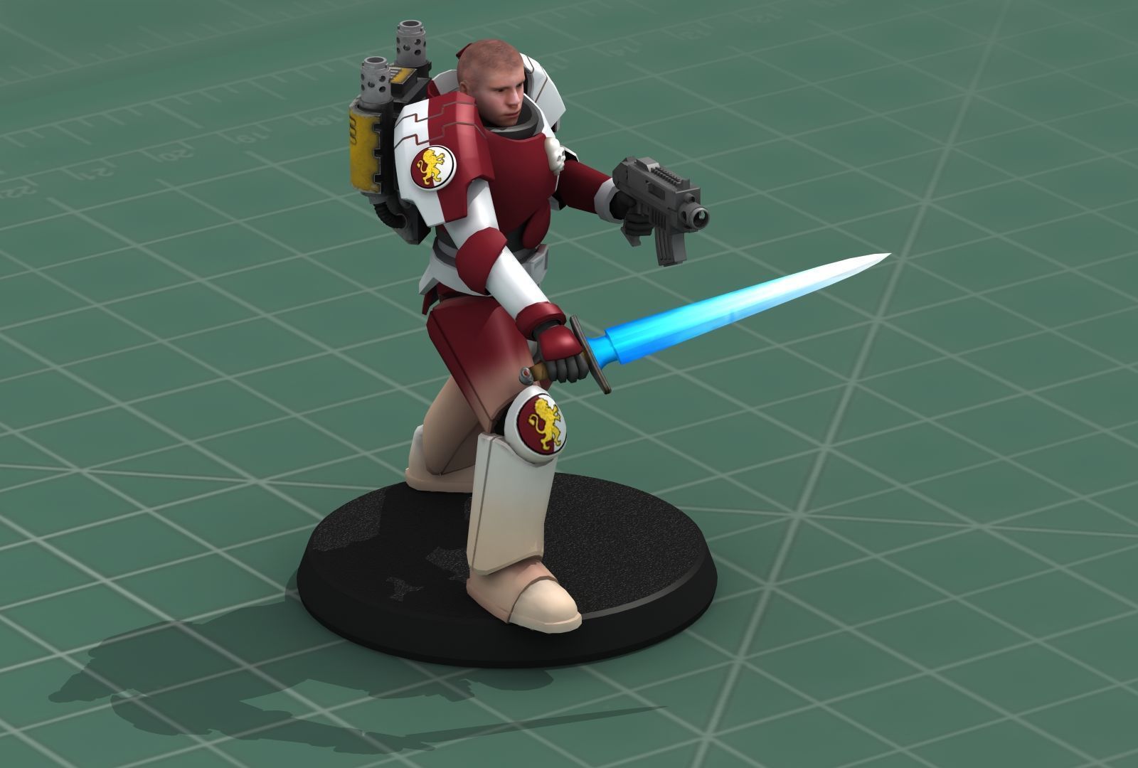 Space Crusader Monks 3D Model Kit 3D model 3D printable | CGTrader