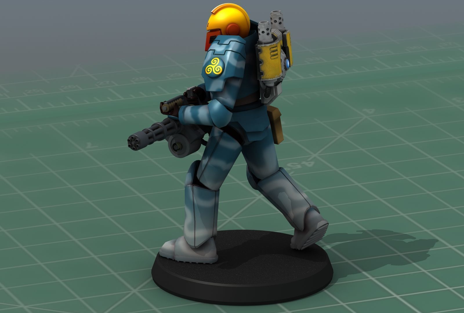 Space Crusader Monks 3D Model Kit 3D model 3D printable | CGTrader