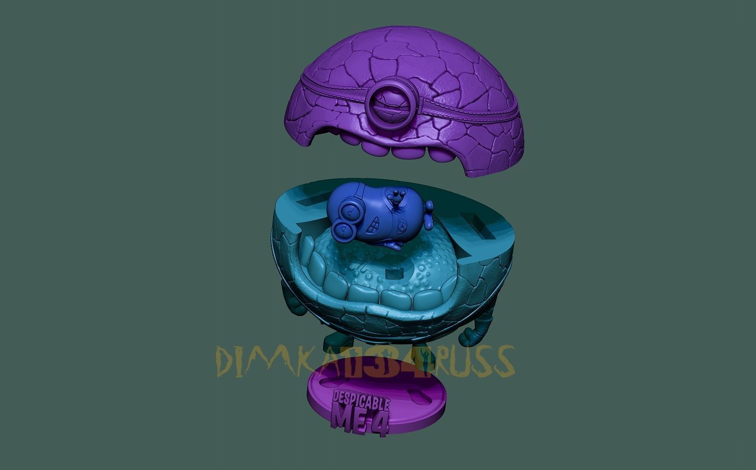 despicable me 3D model 3D printable | CGTrader