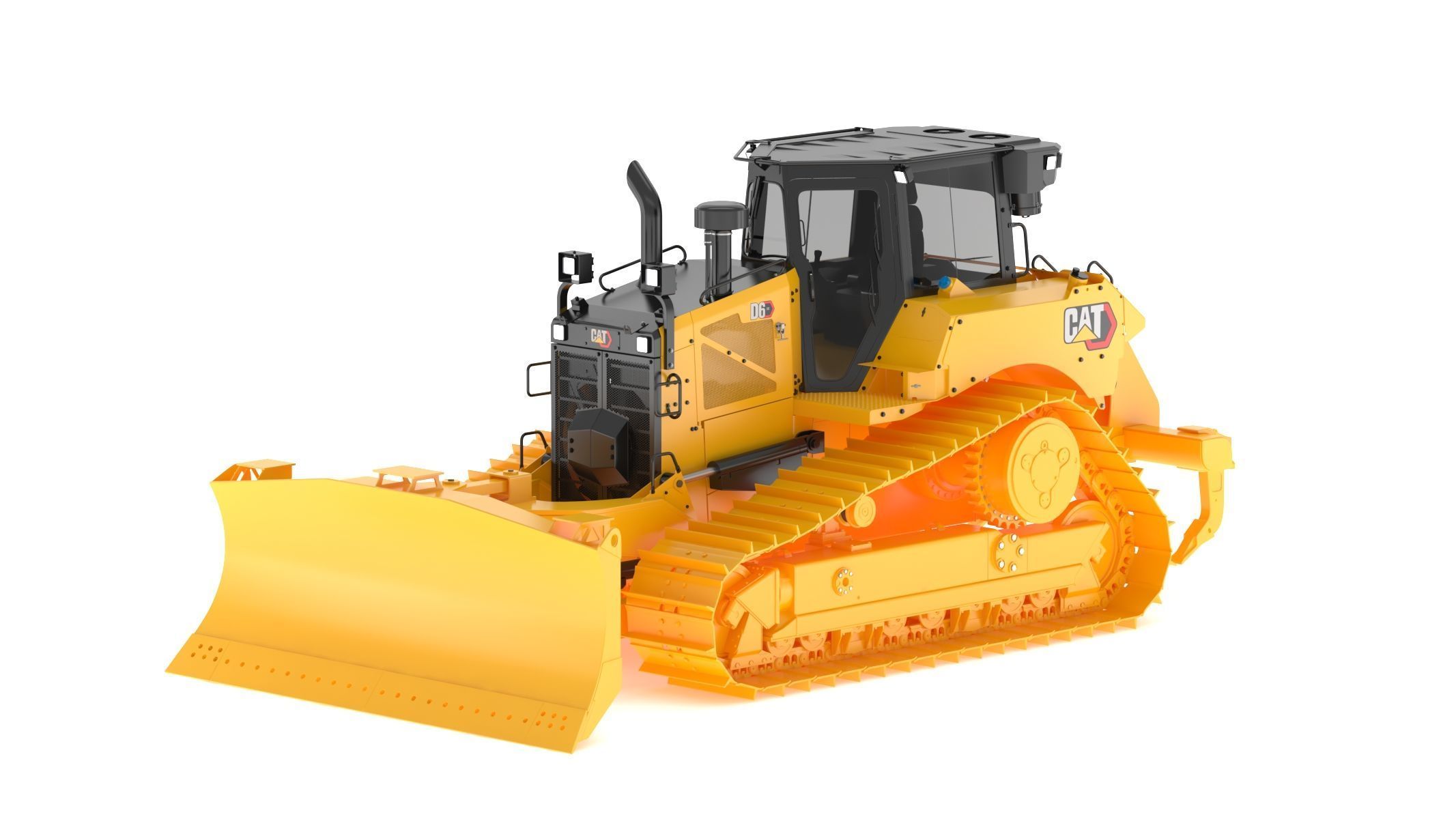 CAT Medium Dozers D6 XE 3D model | CGTrader