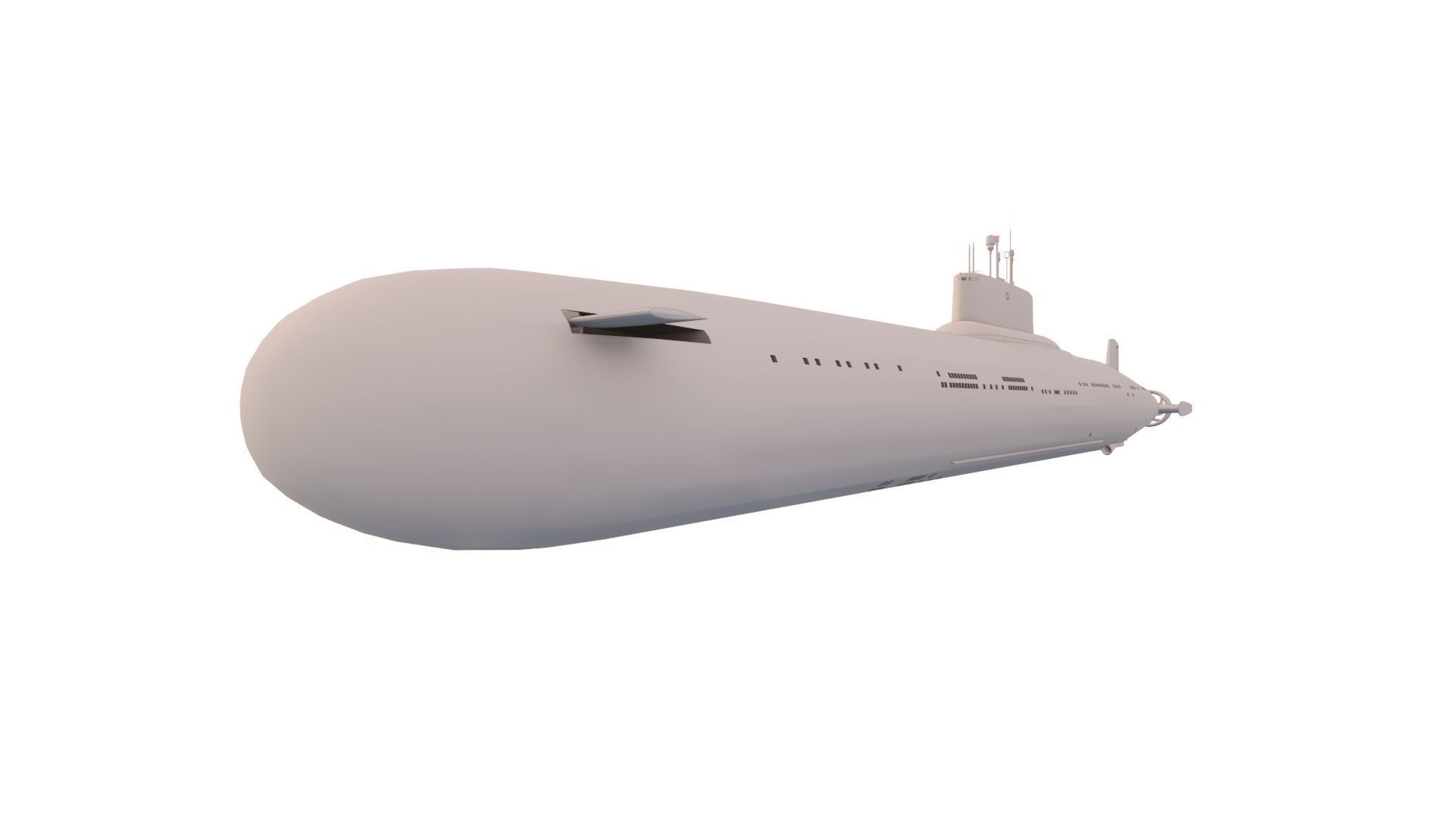 submarine- class Submarine 3D model rigged | CGTrader