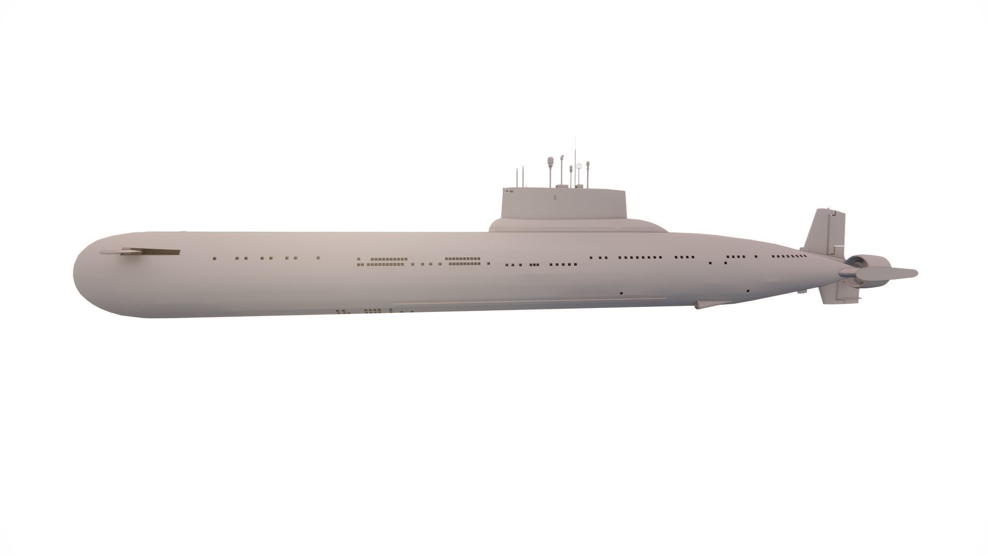 submarine- class Submarine 3D model rigged | CGTrader