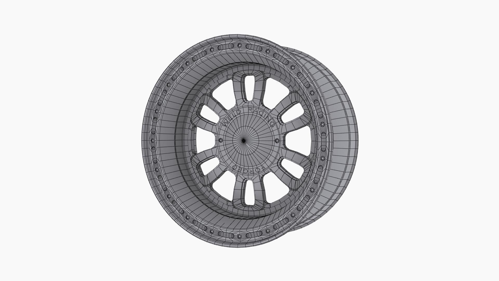 3D model Weld Racing Mountain Crusher wheel VR / AR / low-poly | CGTrader